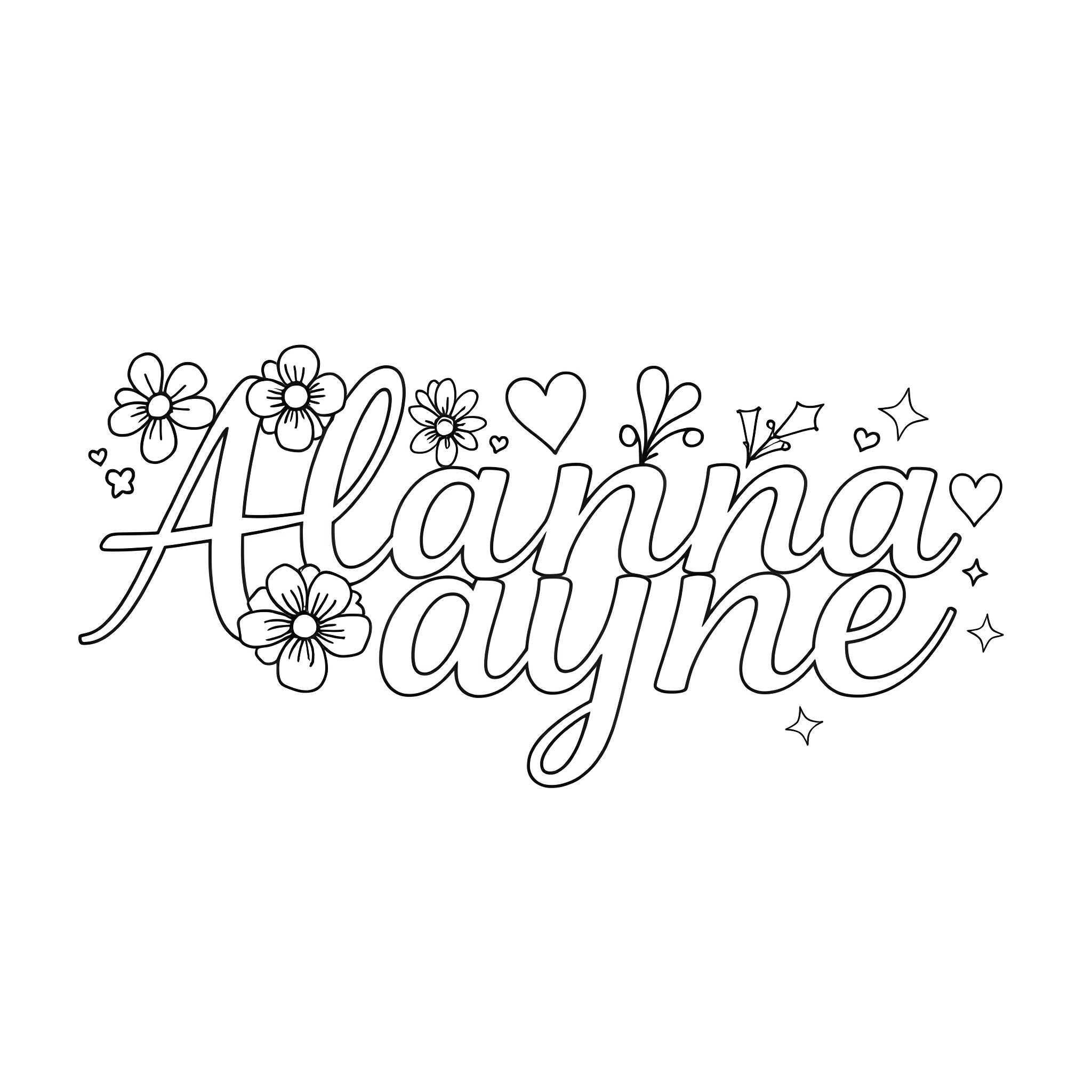 40 Best Cursive Font Coloring Pages (Free Printable PDFs)