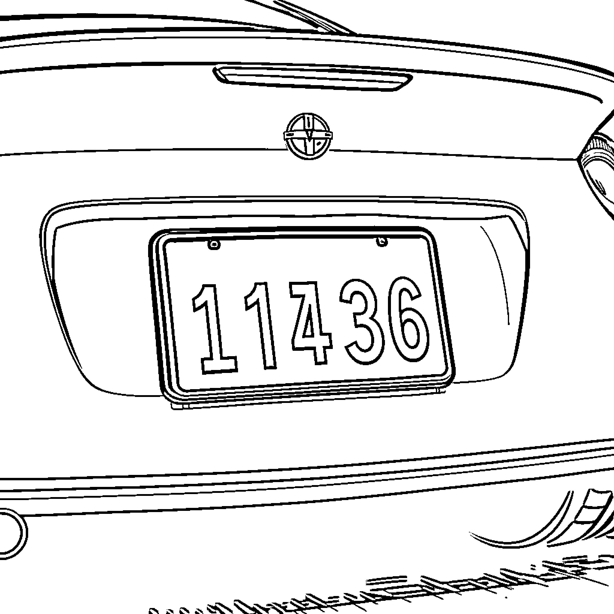 Best Number Plate Coloring Pages (Free Printable PDF)