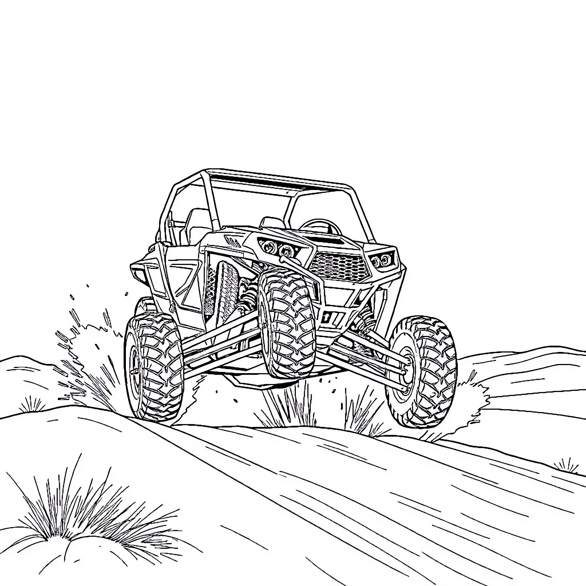 Best Polaris RZR Coloring Pages (Free Printable PDF)