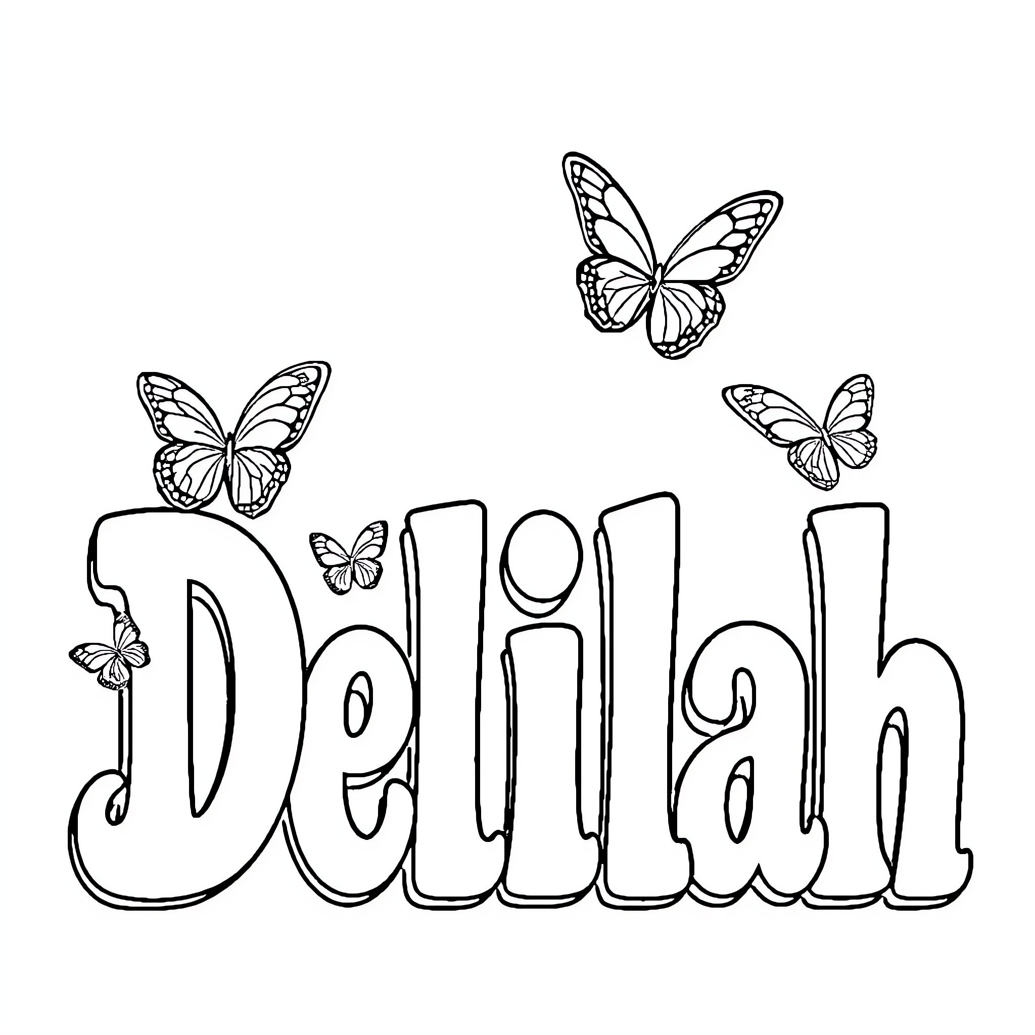 2 Best Delilah Coloring Pages (Free Printable PDFs)