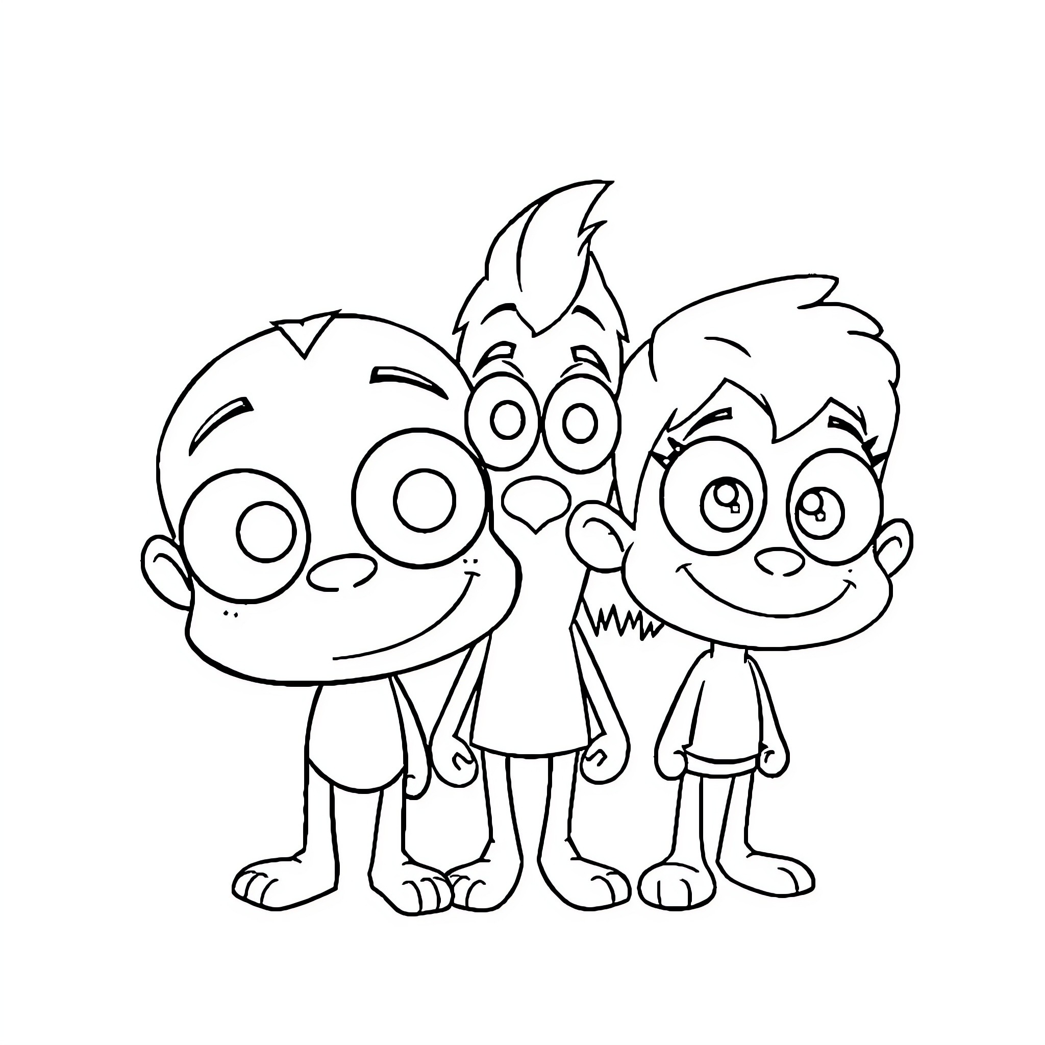 Best Cartoon Character Coloring Pages (Free Printable PDF)