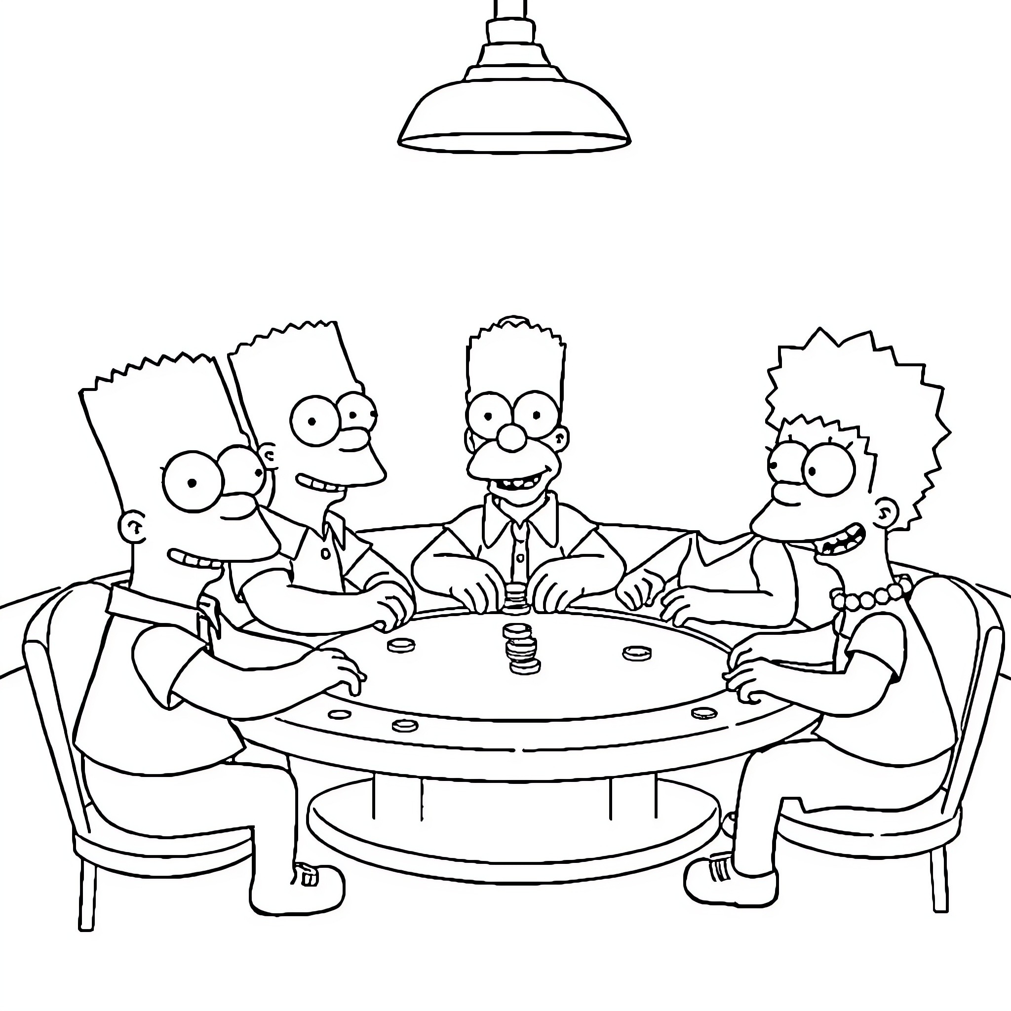 Best Simpson Coloring Pages (Free Printable PDF)