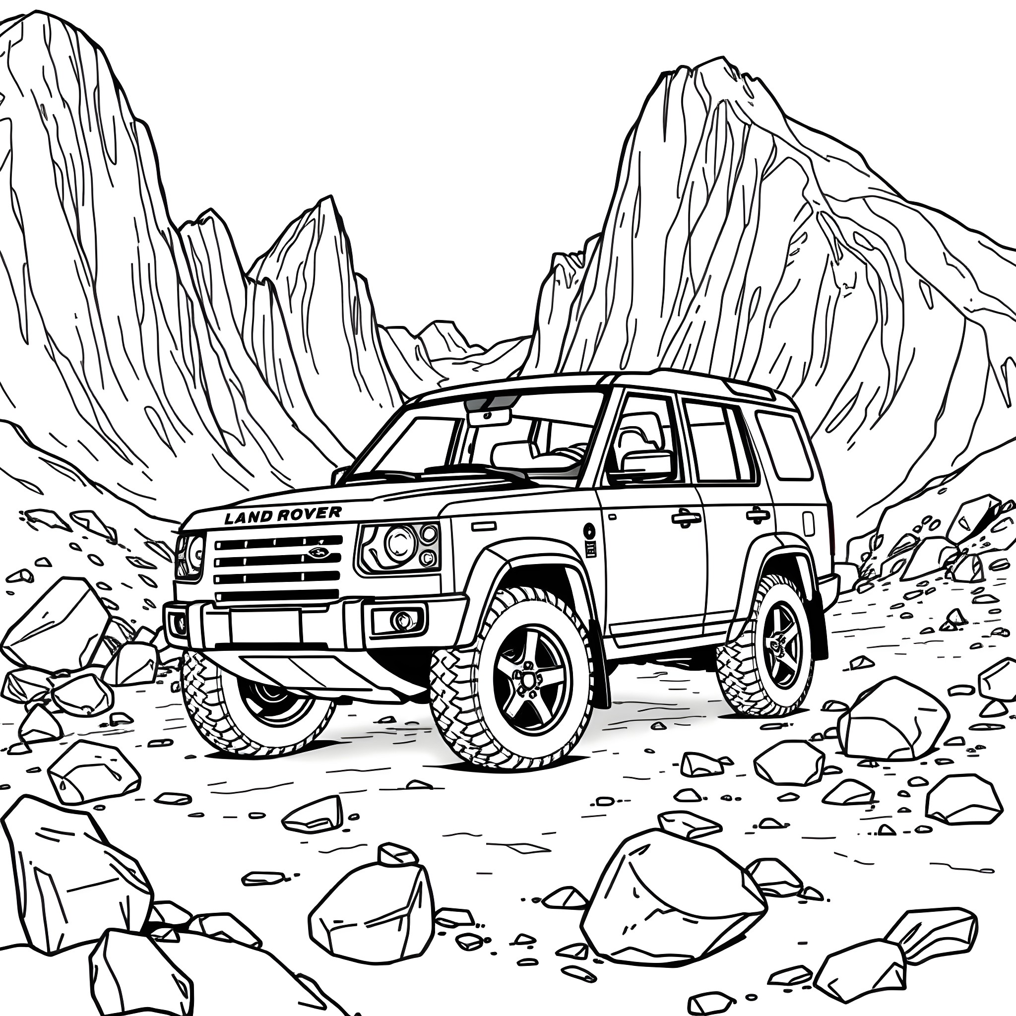 Best Land Rover Coloring Pages (Free Printable PDF)