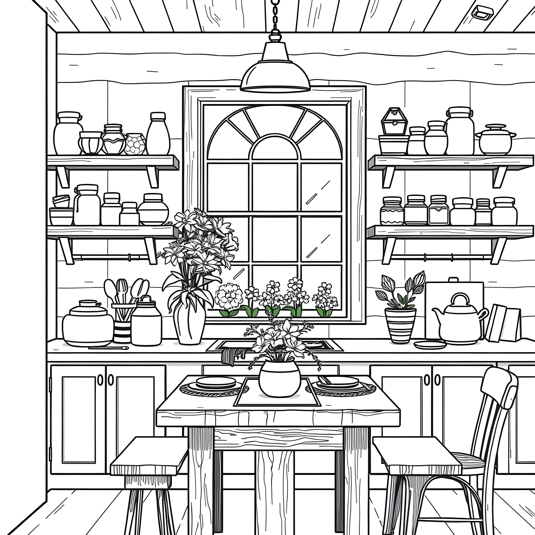 30 Best Kitchen Coloring Pages (Free Printable PDFs)