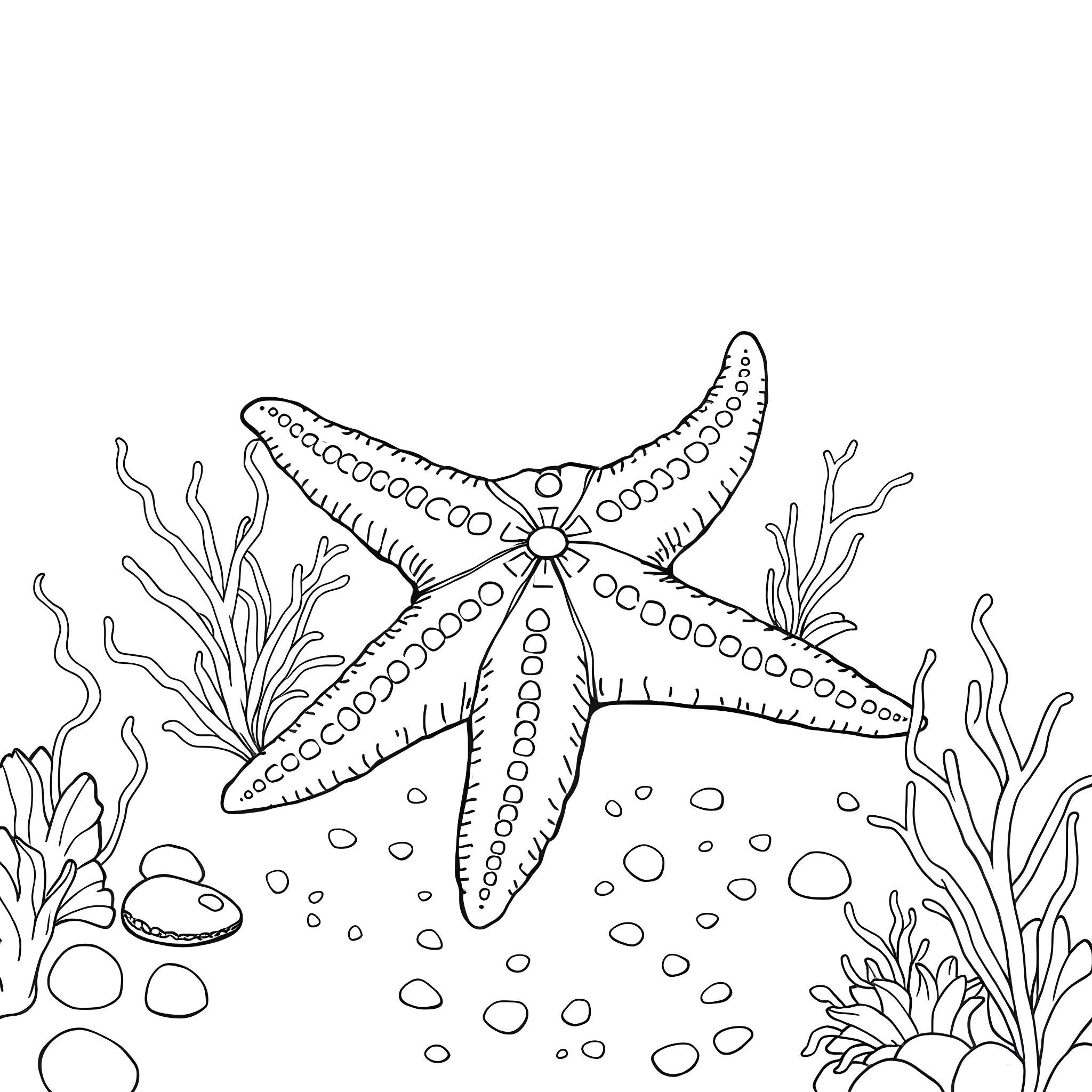 Best Starfish Coloring Pages (Free Printable PDF)