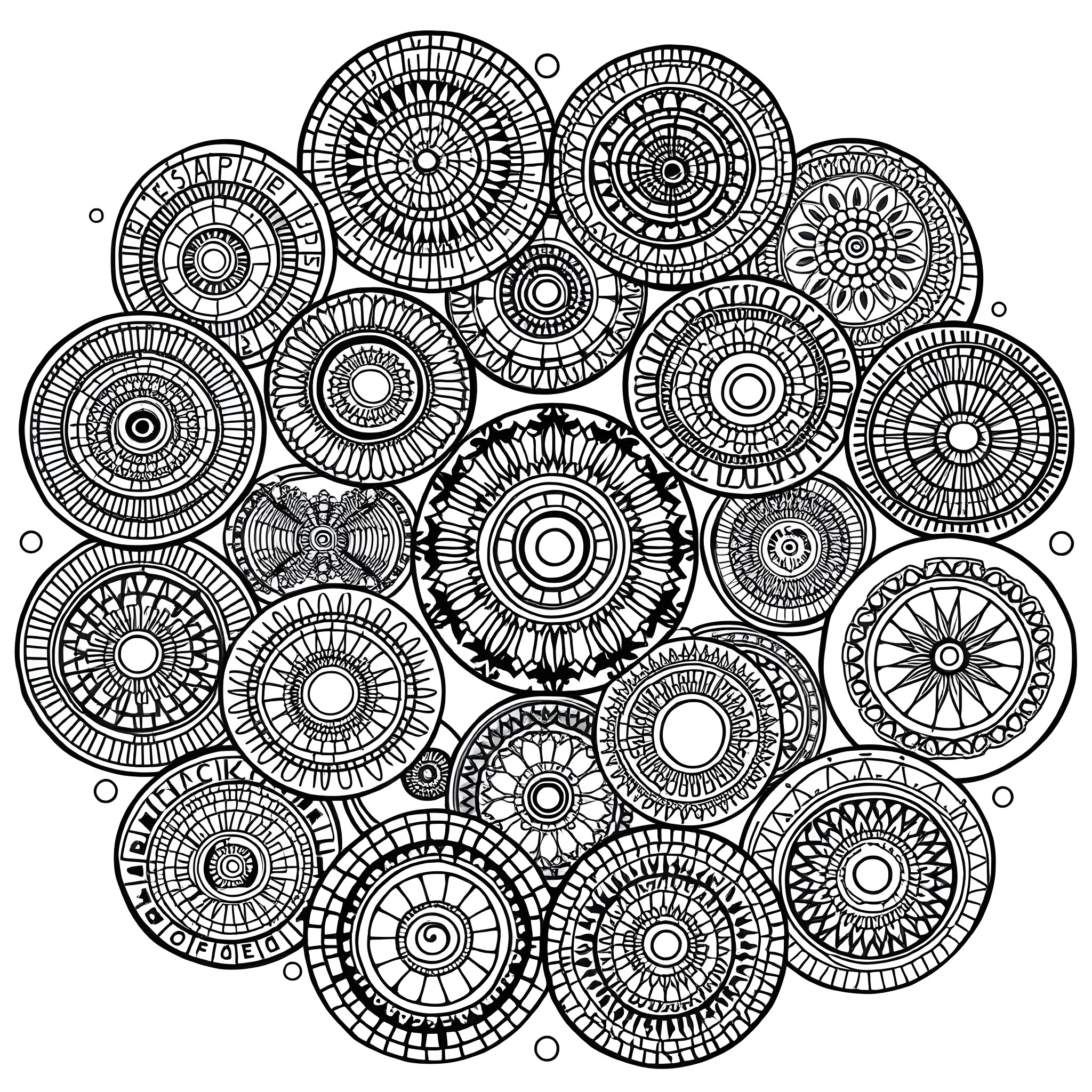 33 Best Circle Coloring Pages (Free Printable PDFs)