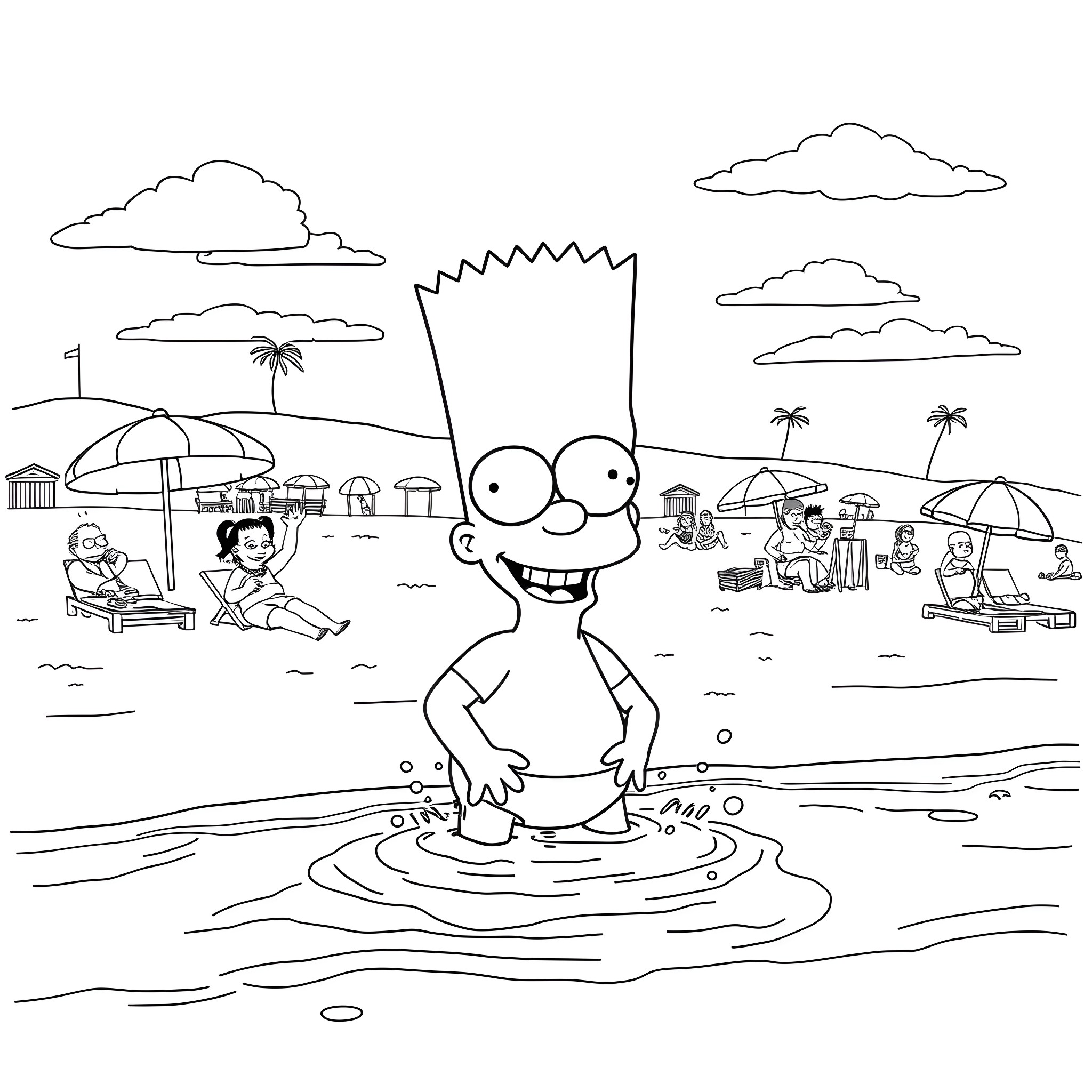 105 Best Bart Simpson Coloring Pages (Free Printable PDFs)