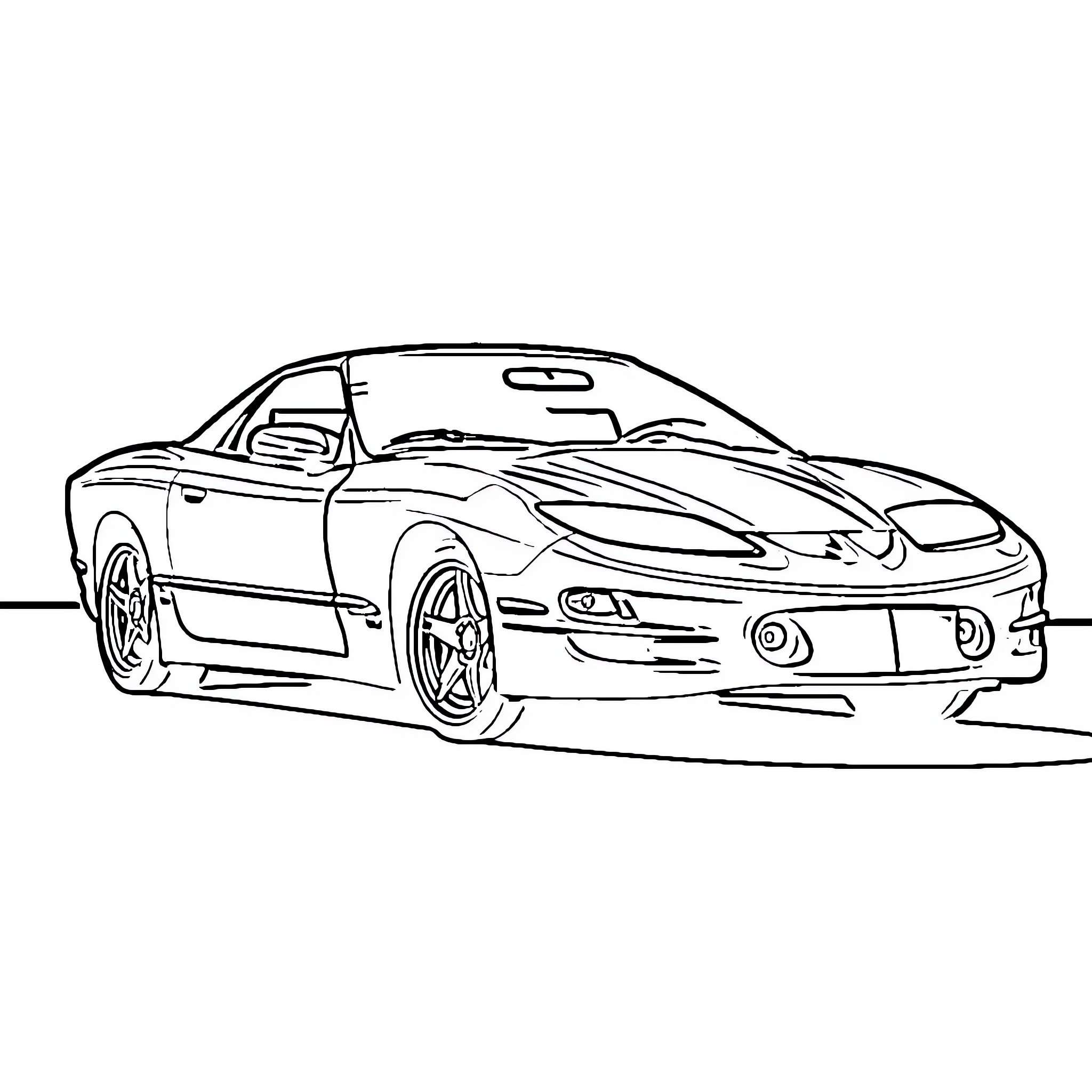 Best Pontiac Coloring Pages (Free Printable PDF)