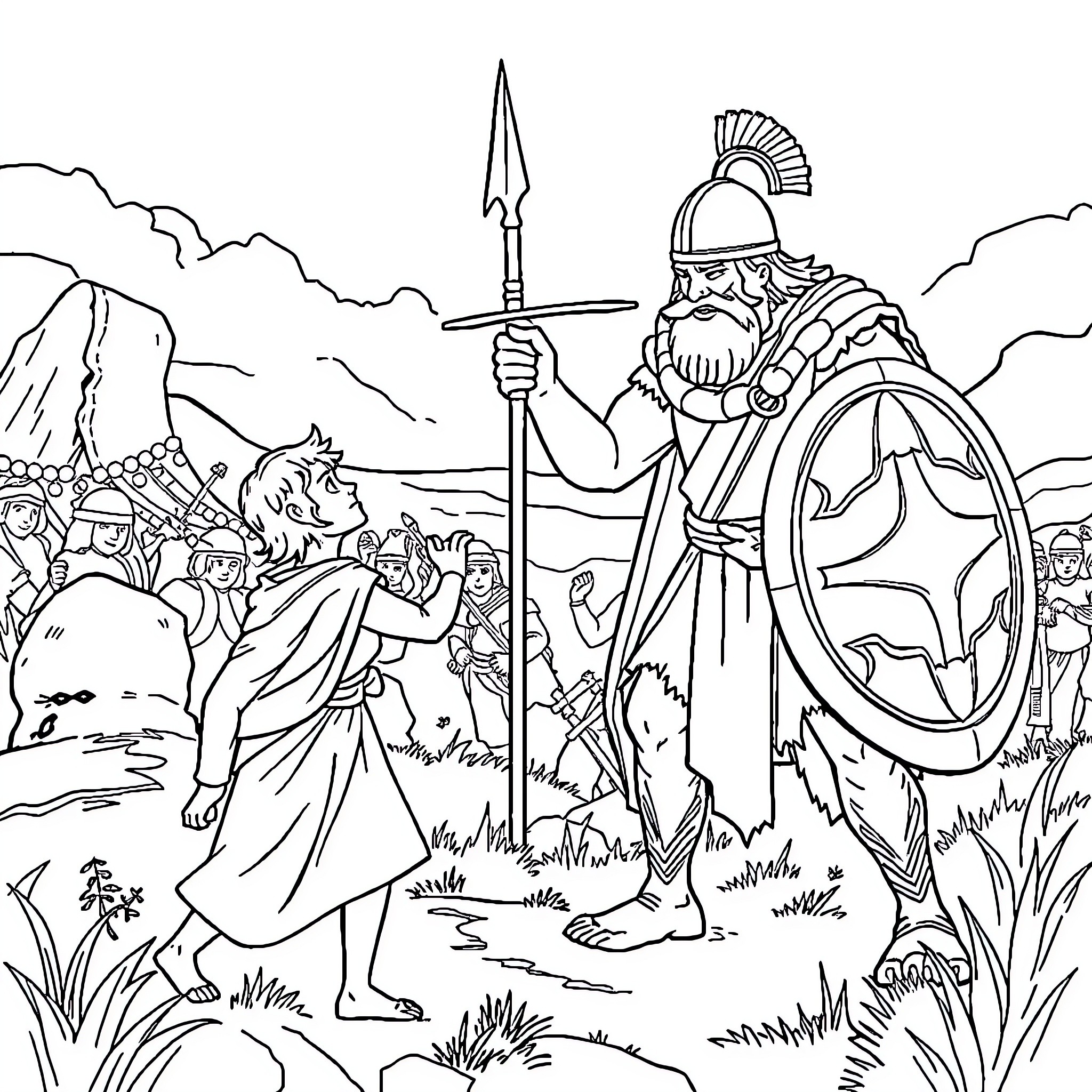 Best David Coloring Pages (Free Printable PDF)