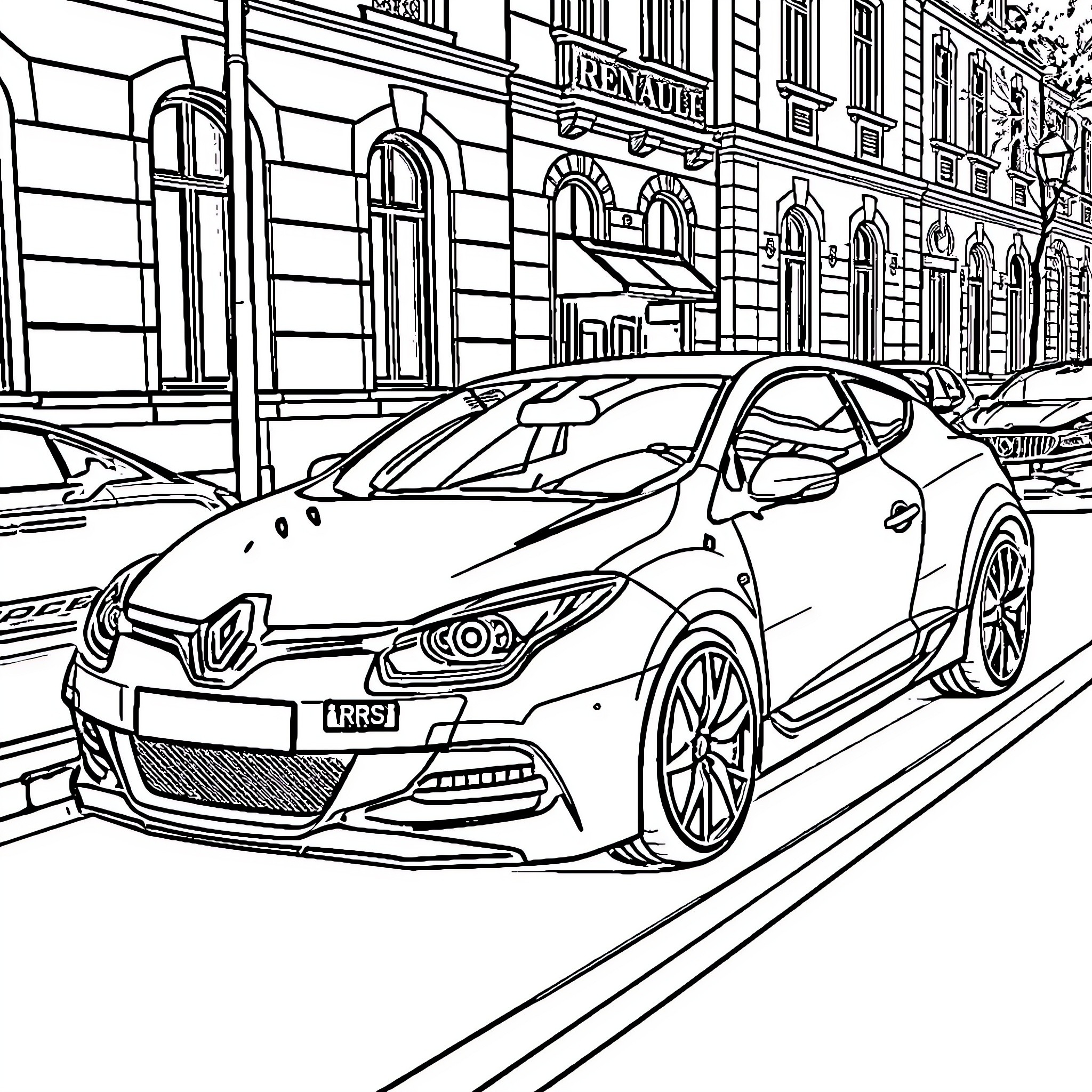 Best Renault Mégane Coloring Pages (Free Printable PDF)