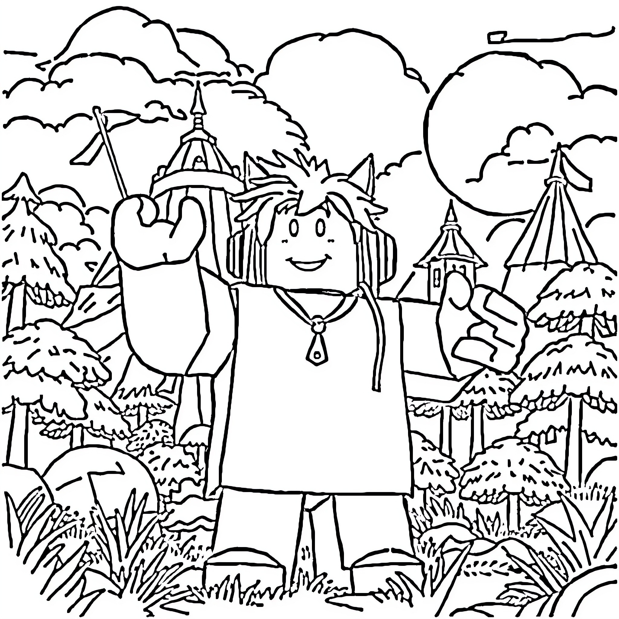 126 Best Roblox Coloring Pages (Free Printable PDFs)