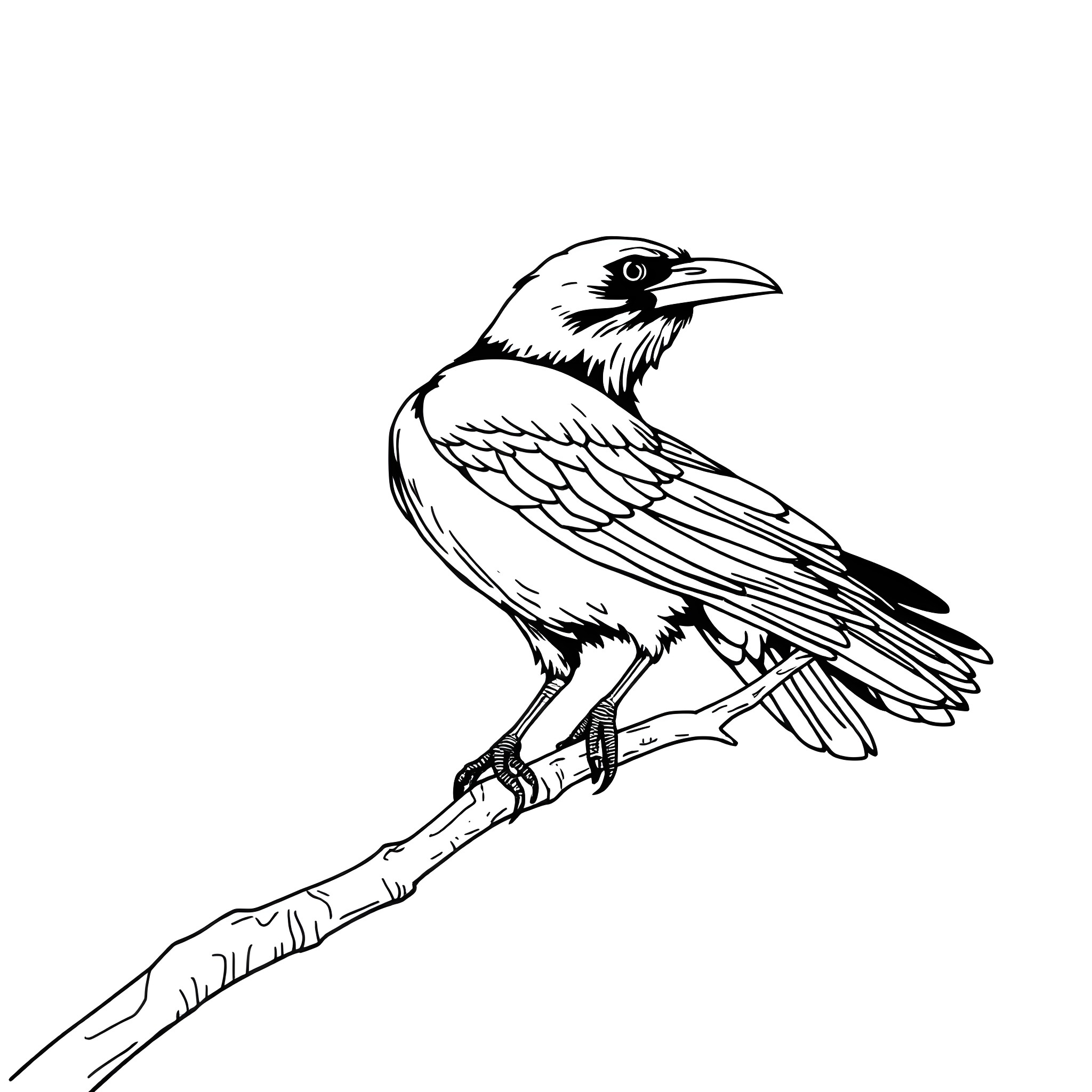 Best Crow Coloring Pages (Free Printable PDF)