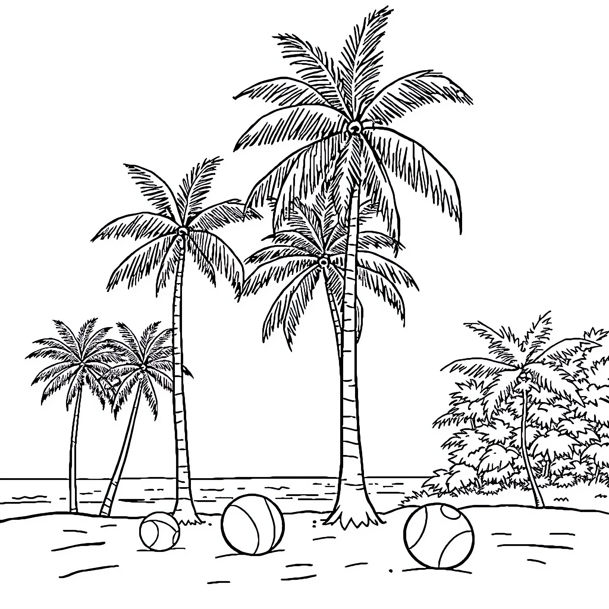 Best Palm Tree Coloring Pages (Free Printable PDF)