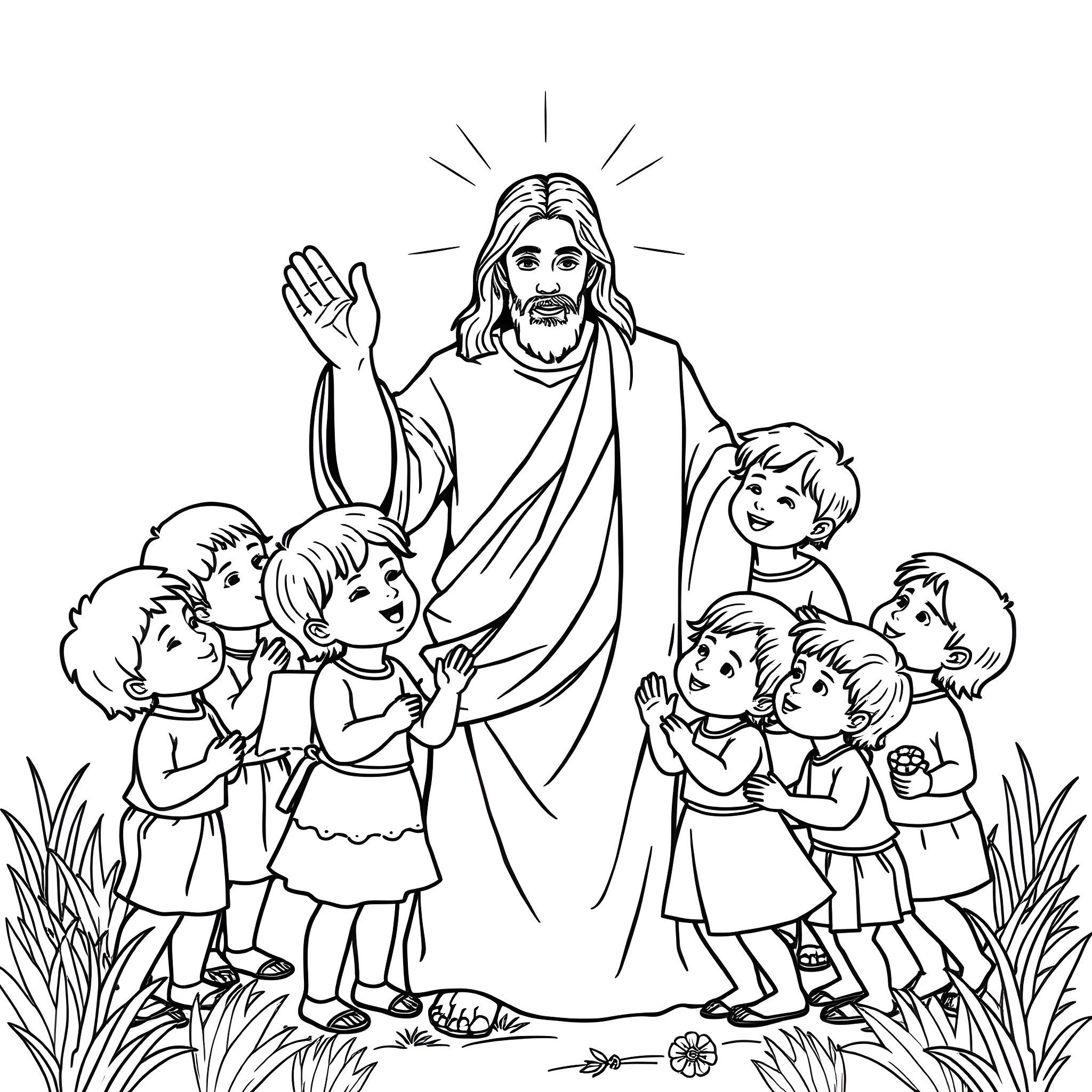 Best Jesus Coloring Pages (Free Printable PDF)