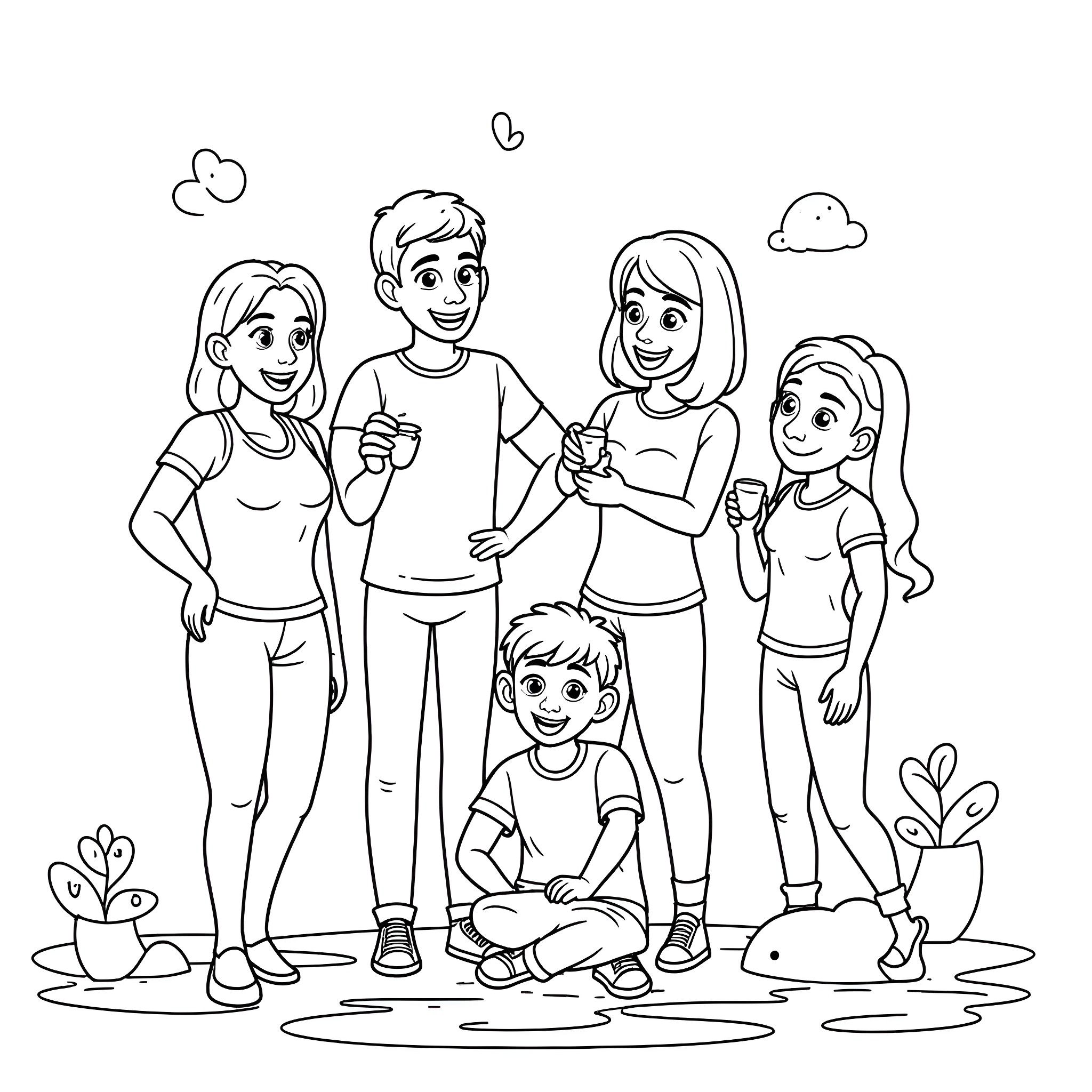 1 Best Sims Coloring Pages (Free Printable PDFs)