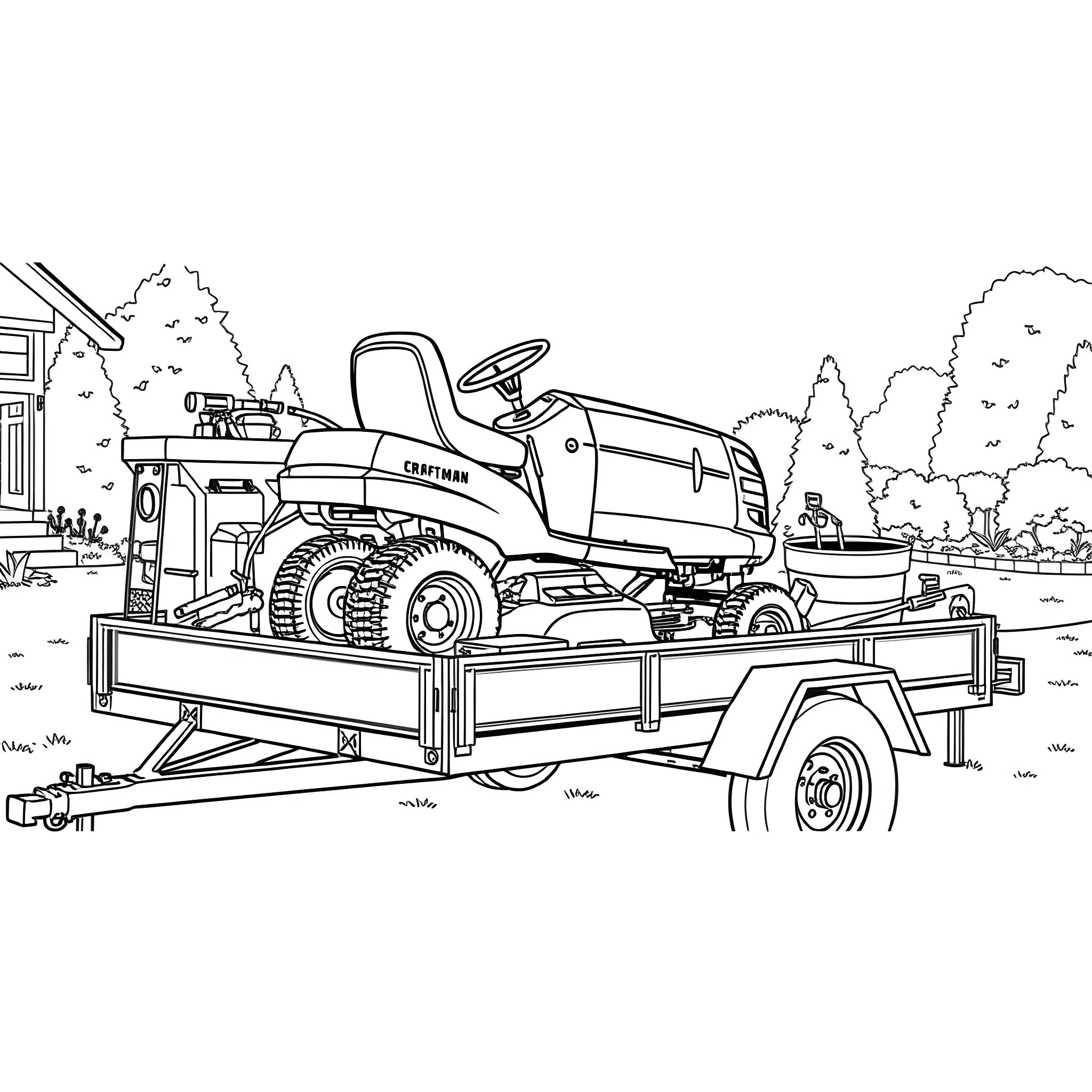 Best Mower Coloring Pages (Free Printable PDF)