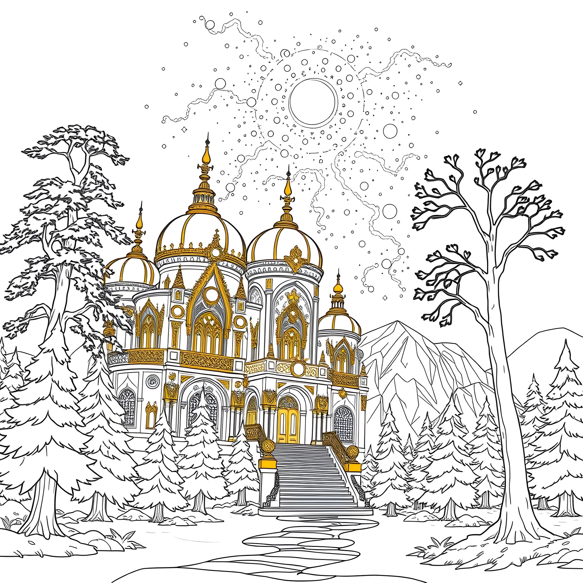 Best Palace Coloring Pages (Free Printable PDF)