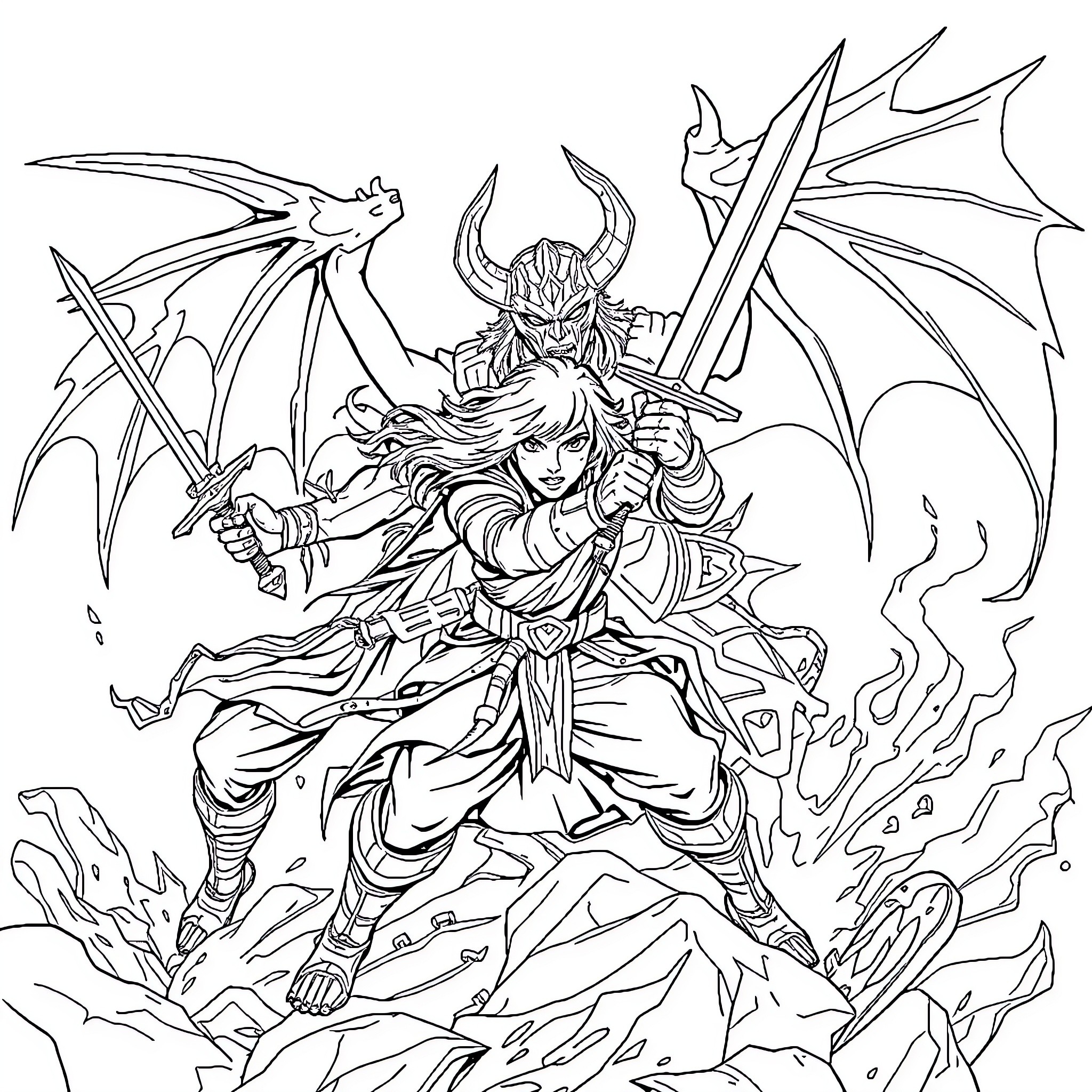 Best Demon Slayer Coloring Pages (Free Printable PDF)