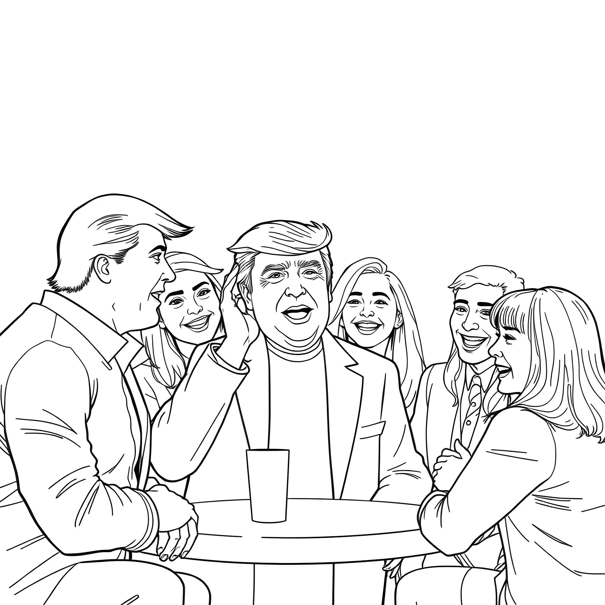 1 Best DJT Coloring Pages (Free Printable PDFs)