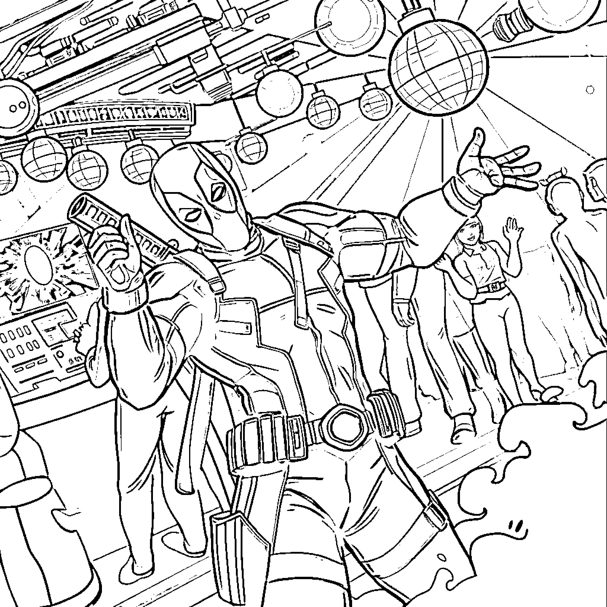 Best Deadpool Coloring Pages (Free Printable PDF)