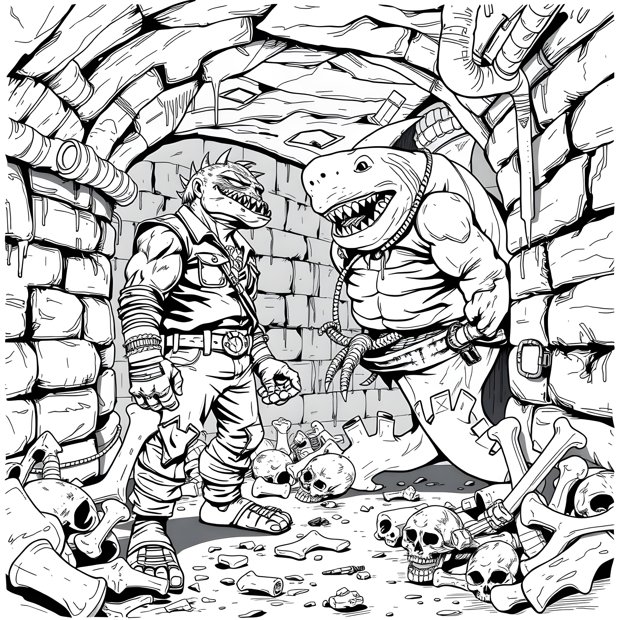 47 Best Killer Croc Coloring Pages (Free Printable PDFs)