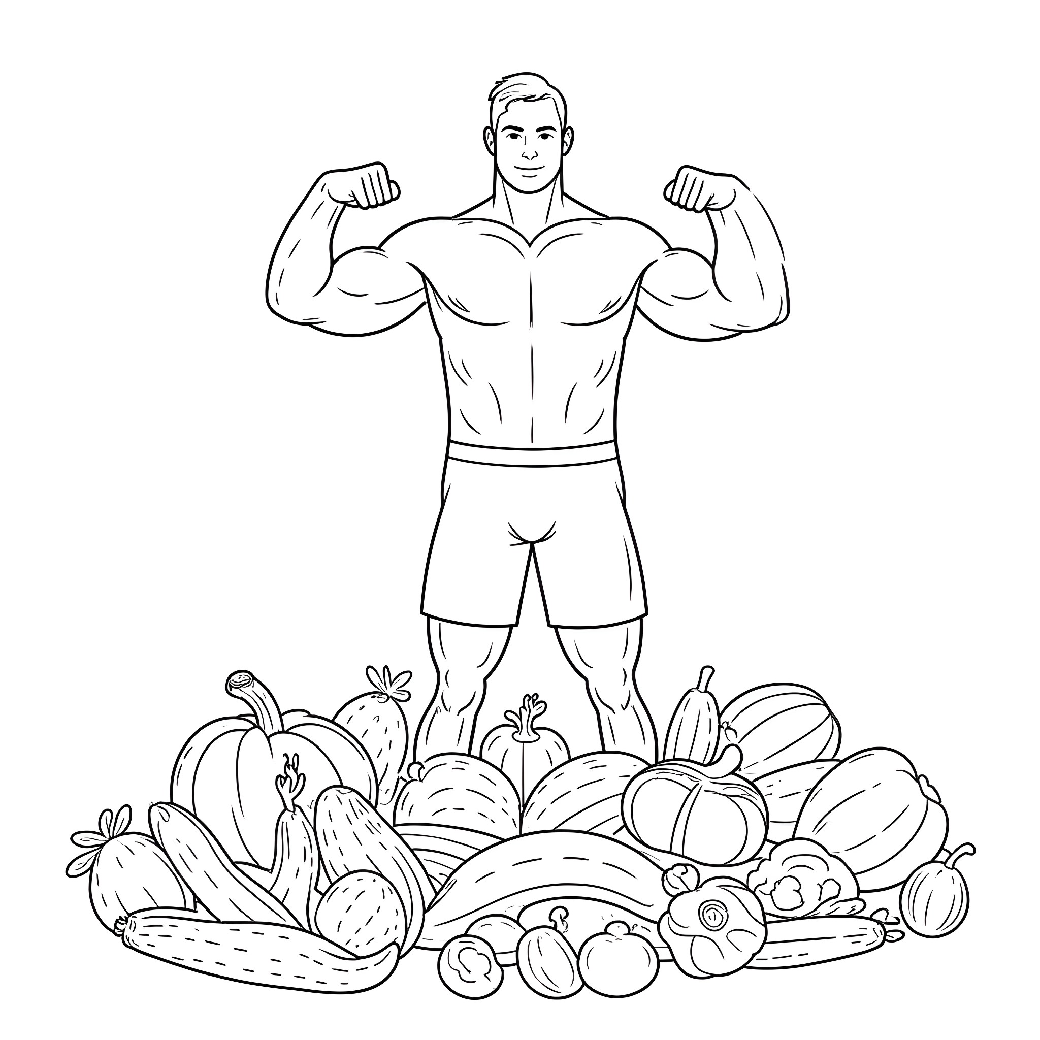 Best Vegetable Coloring Pages (Free Printable PDF)