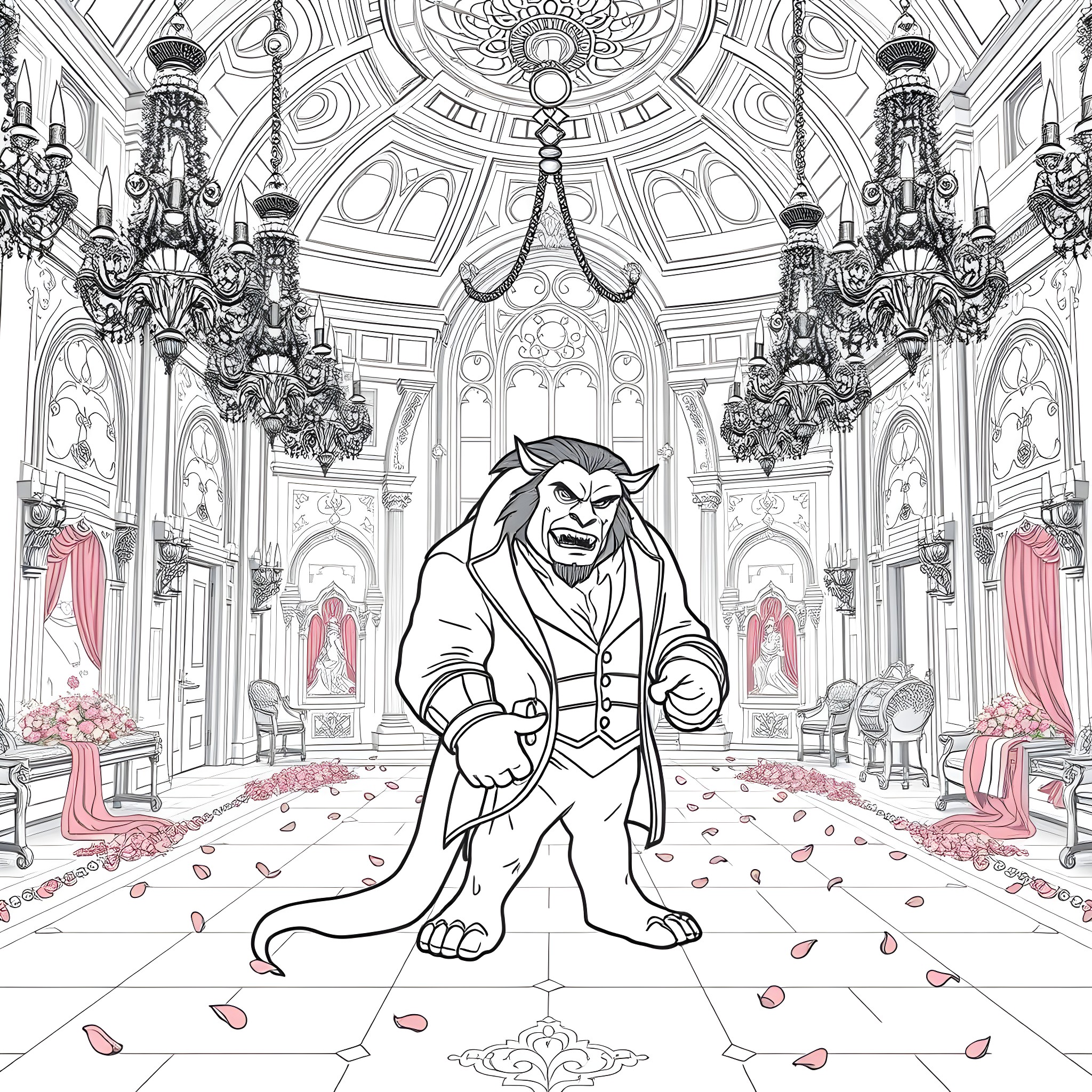 Best Beast Coloring Pages (Free Printable PDF)