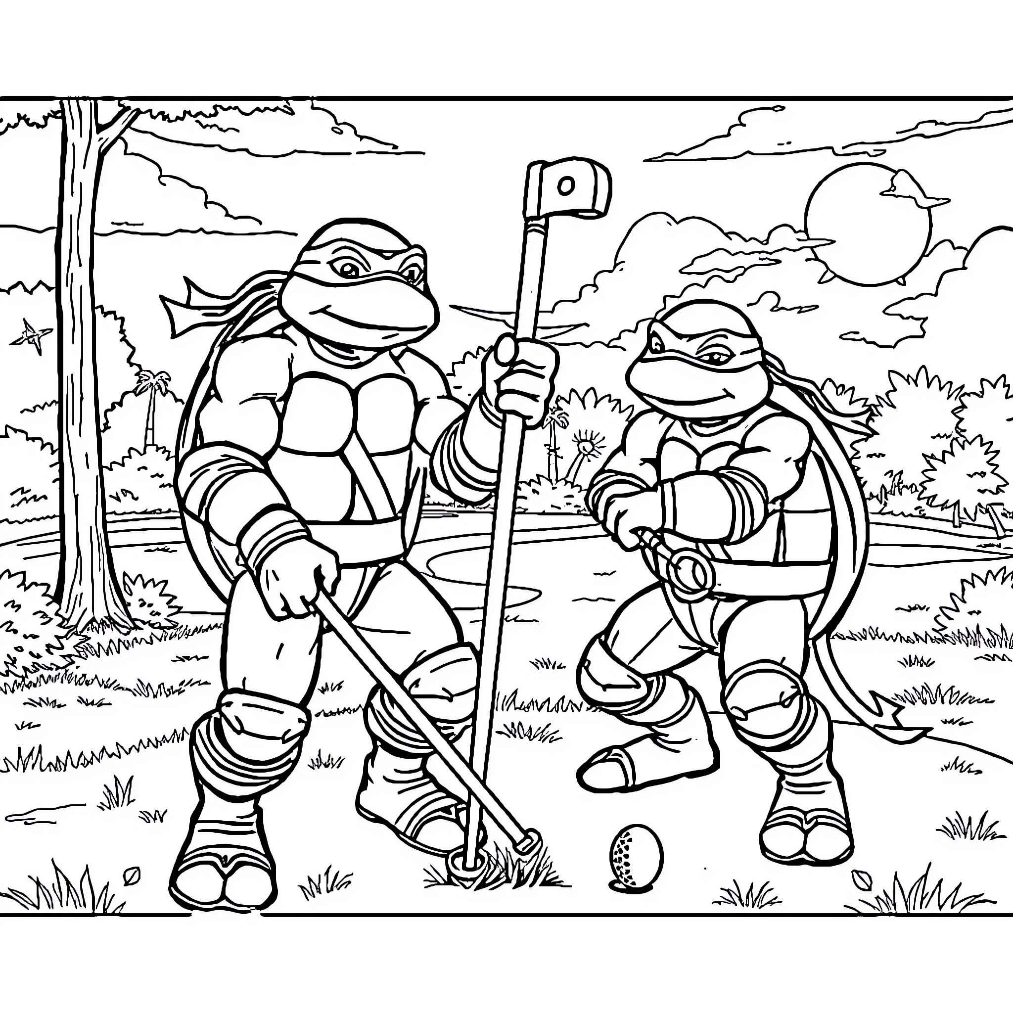 Best Teenage Mutant Ninja Turtles Coloring Pages (Free Printable PDF)