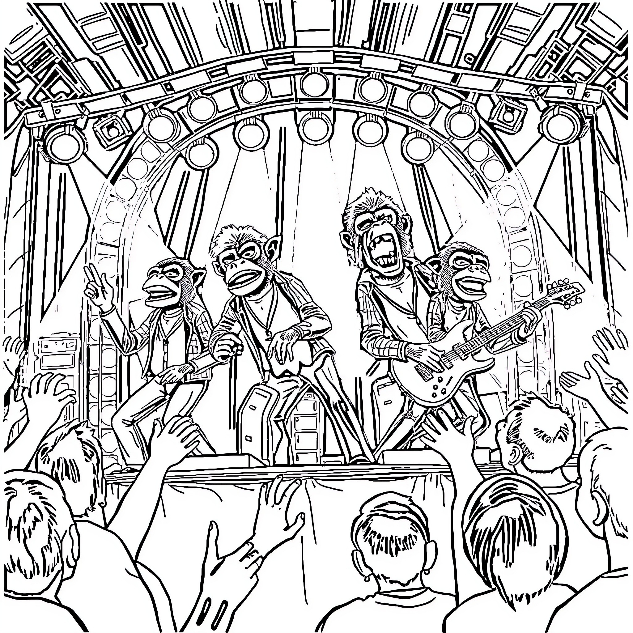 Best Gorillaz Coloring Pages (Free Printable PDF)