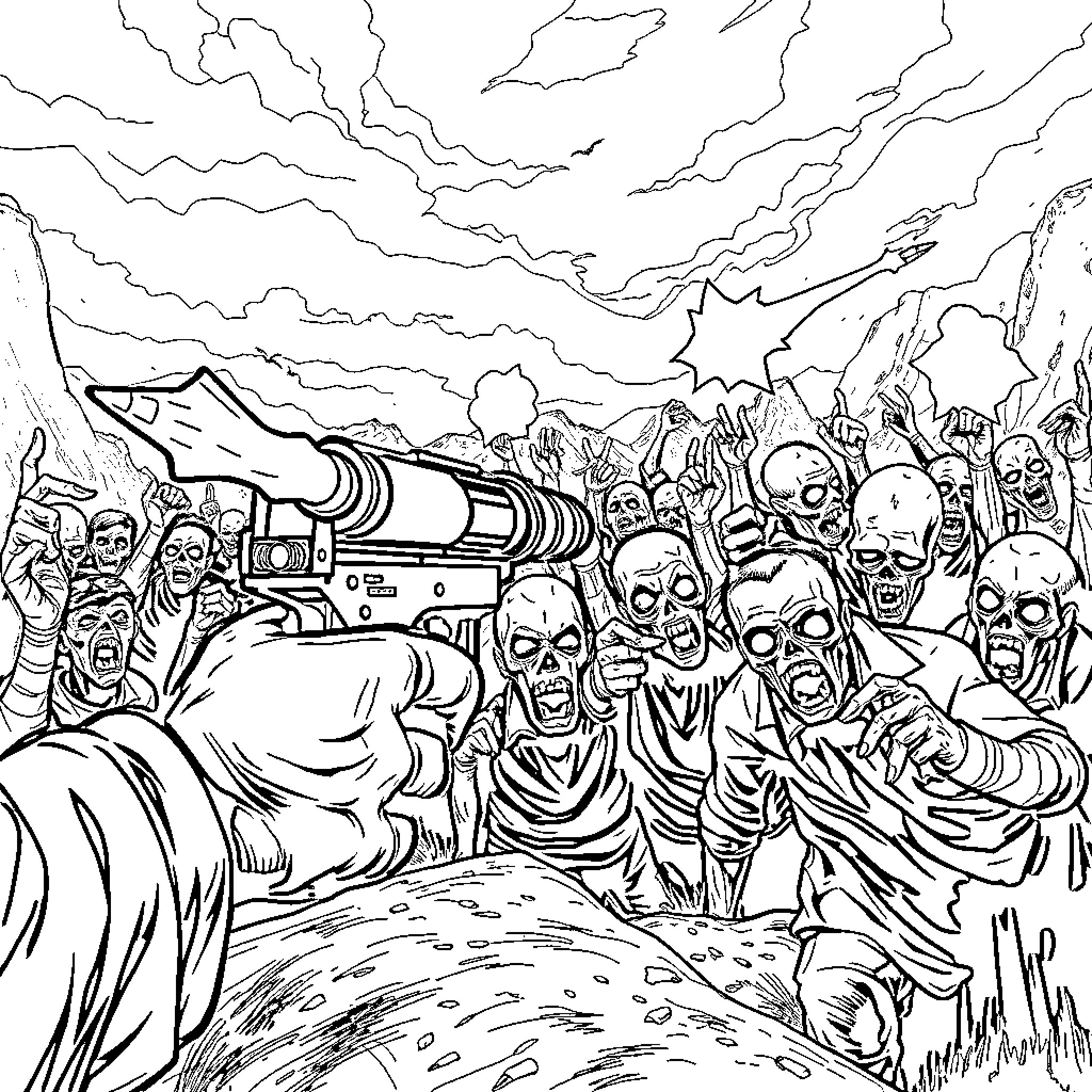 Best Mini Gun Coloring Pages (Free Printable PDF)