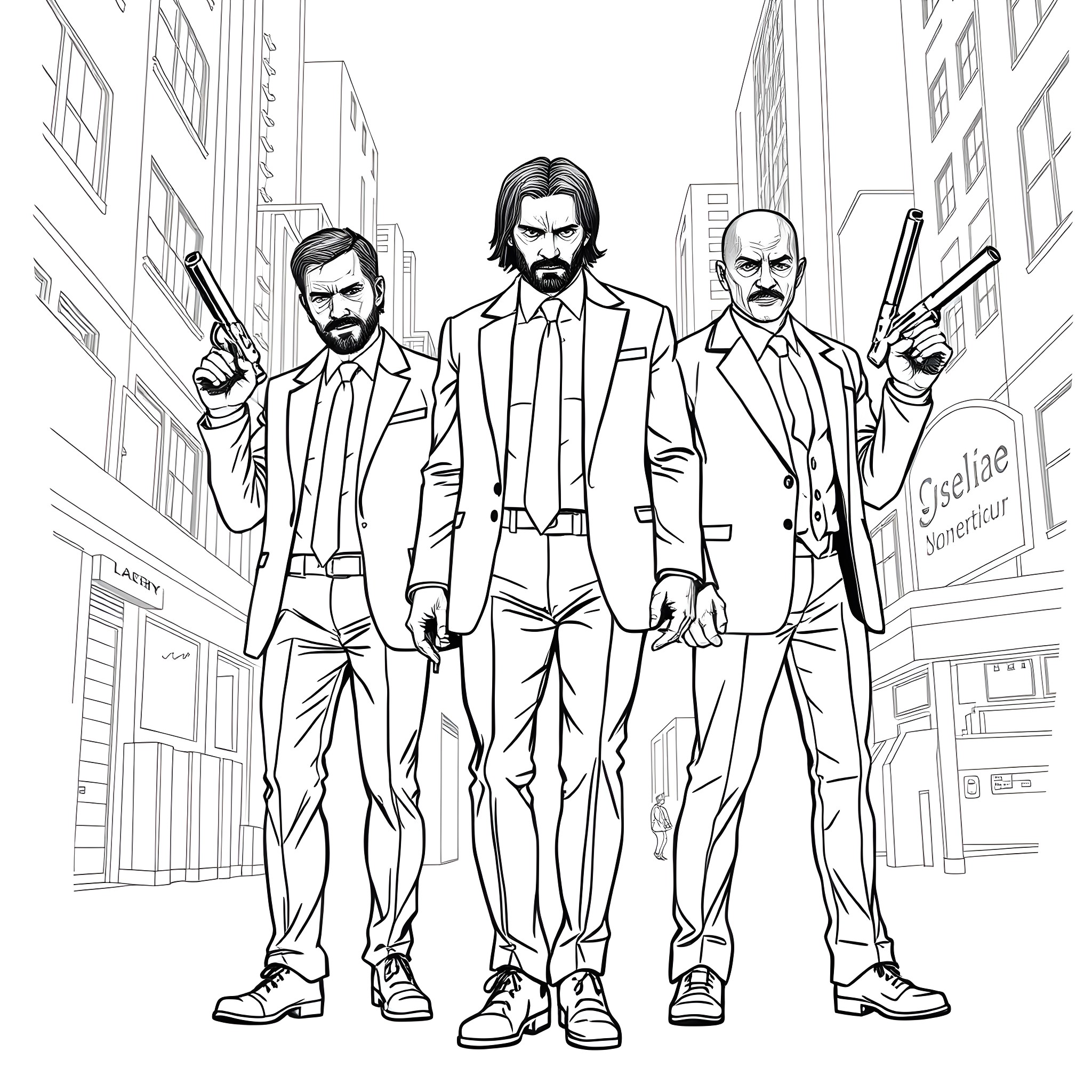 Best John Wick Coloring Pages (Free Printable PDF)