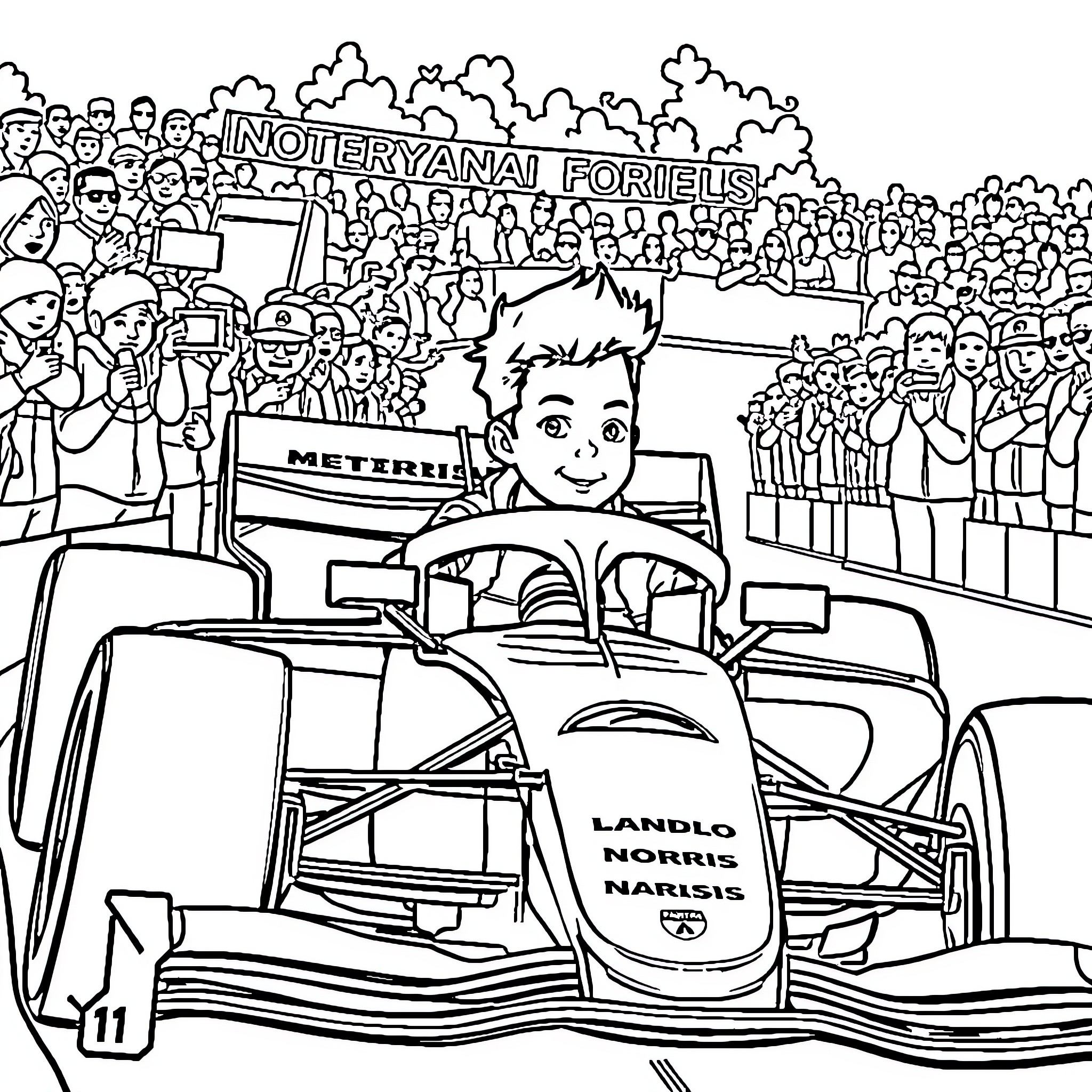 Best Lando Norris Coloring Pages (Free Printable PDF)