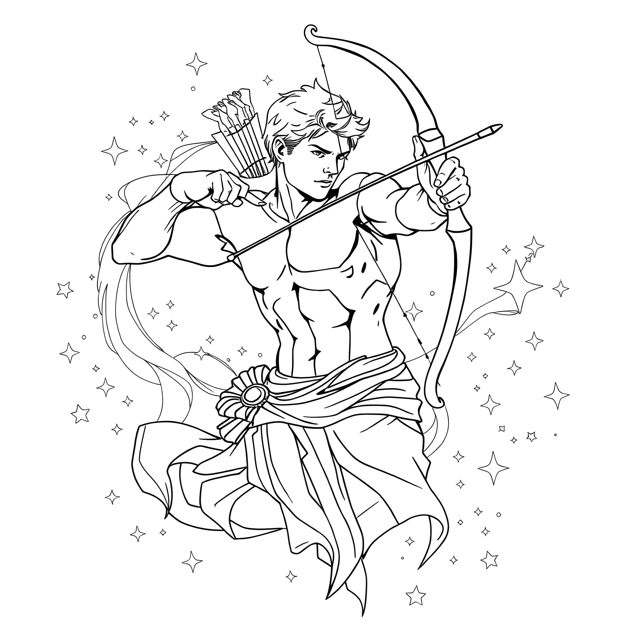 45 Best Archer Coloring Pages (Free Printable PDFs)