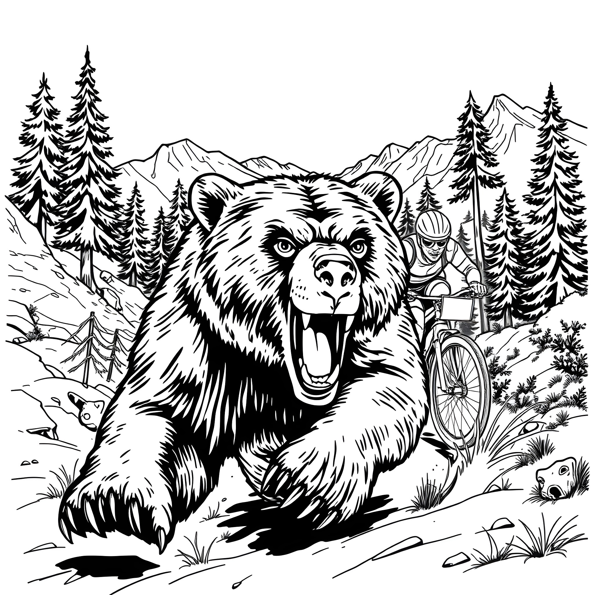 Best Bear Coloring Pages (Free Printable PDF)