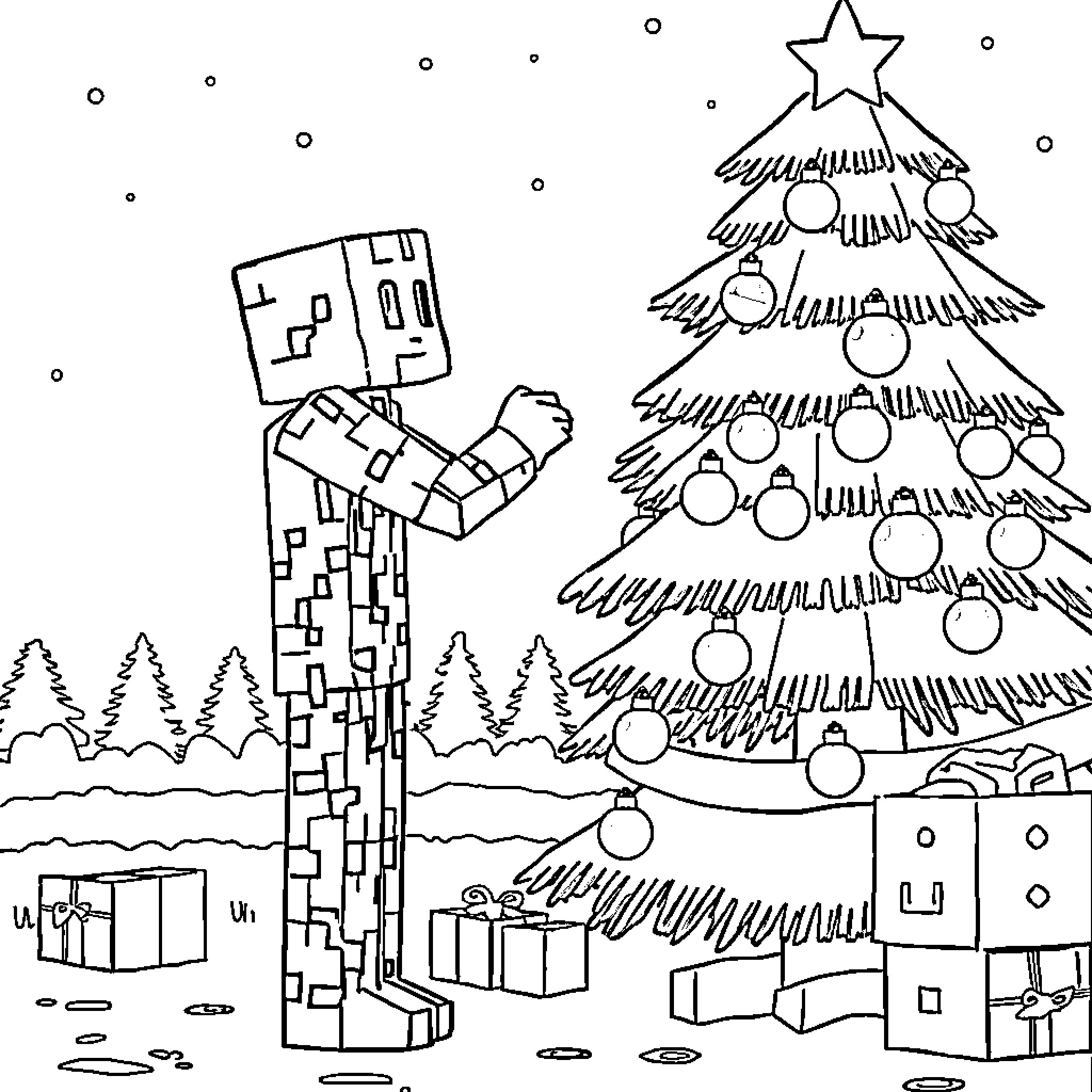 Best Enderman Coloring Pages (Free Printable PDF)