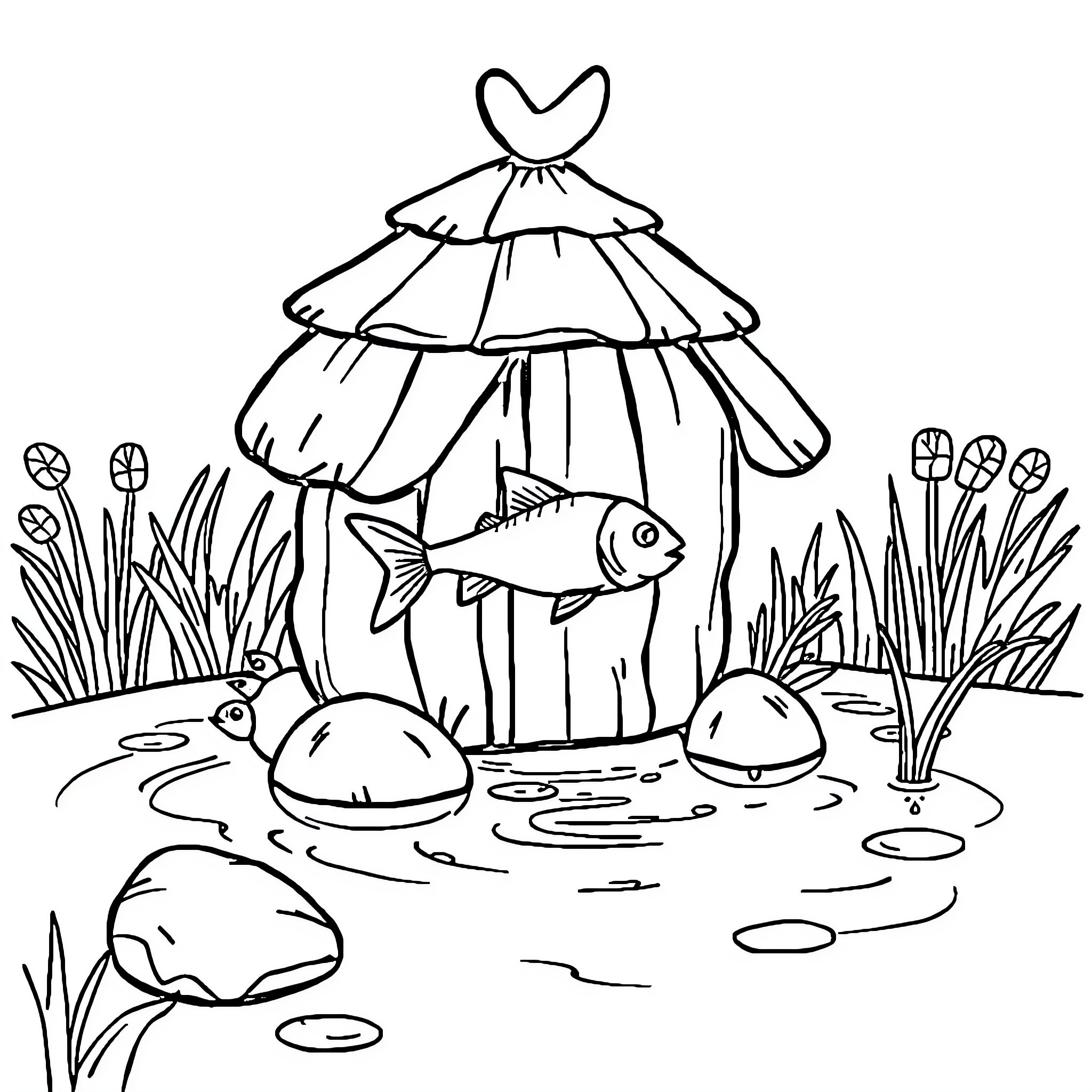 Best Hut Coloring Pages (Free Printable PDF)