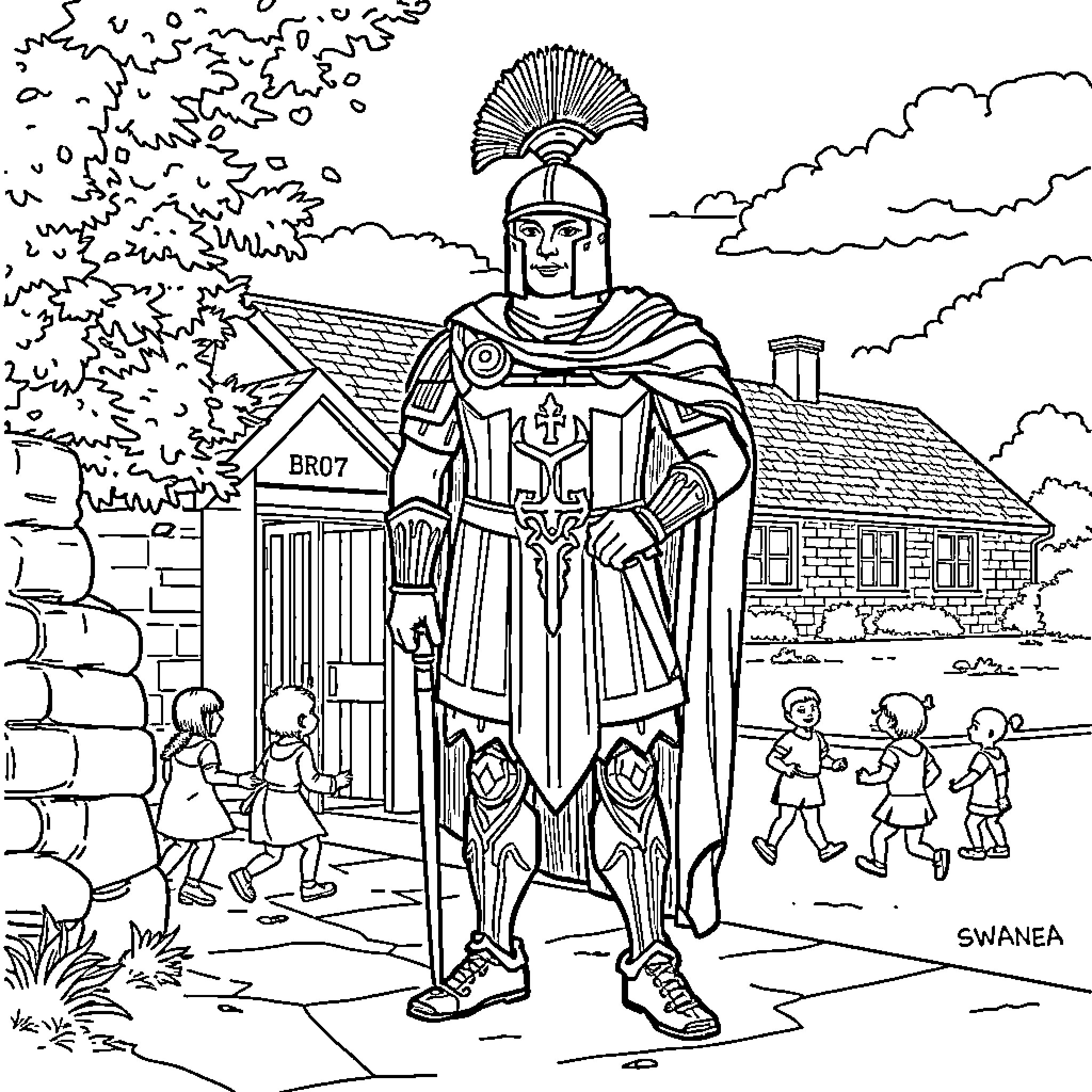 Best Roman Soldier Coloring Pages (Free Printable PDF)