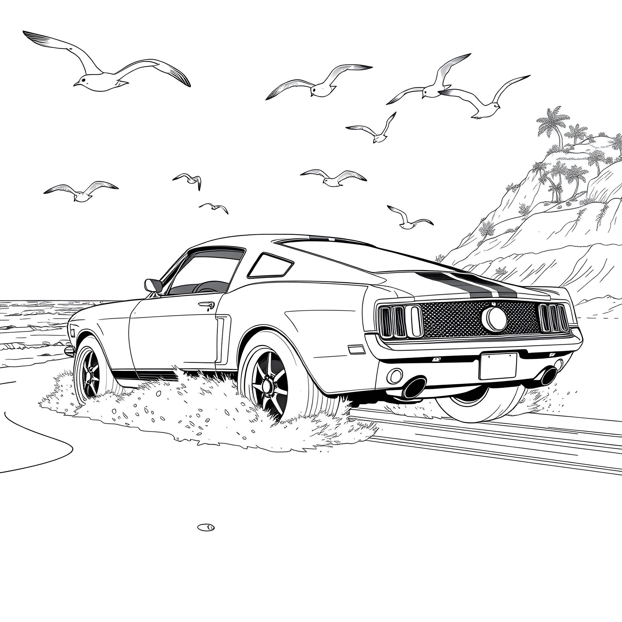 84 Best Mustang Coloring Pages (Free Printable PDFs)