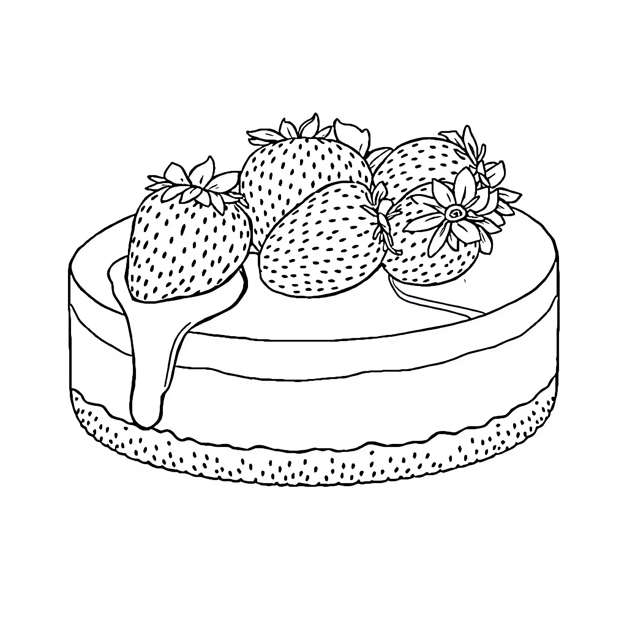 Best Cheesecake Coloring Pages (Free Printable PDF)