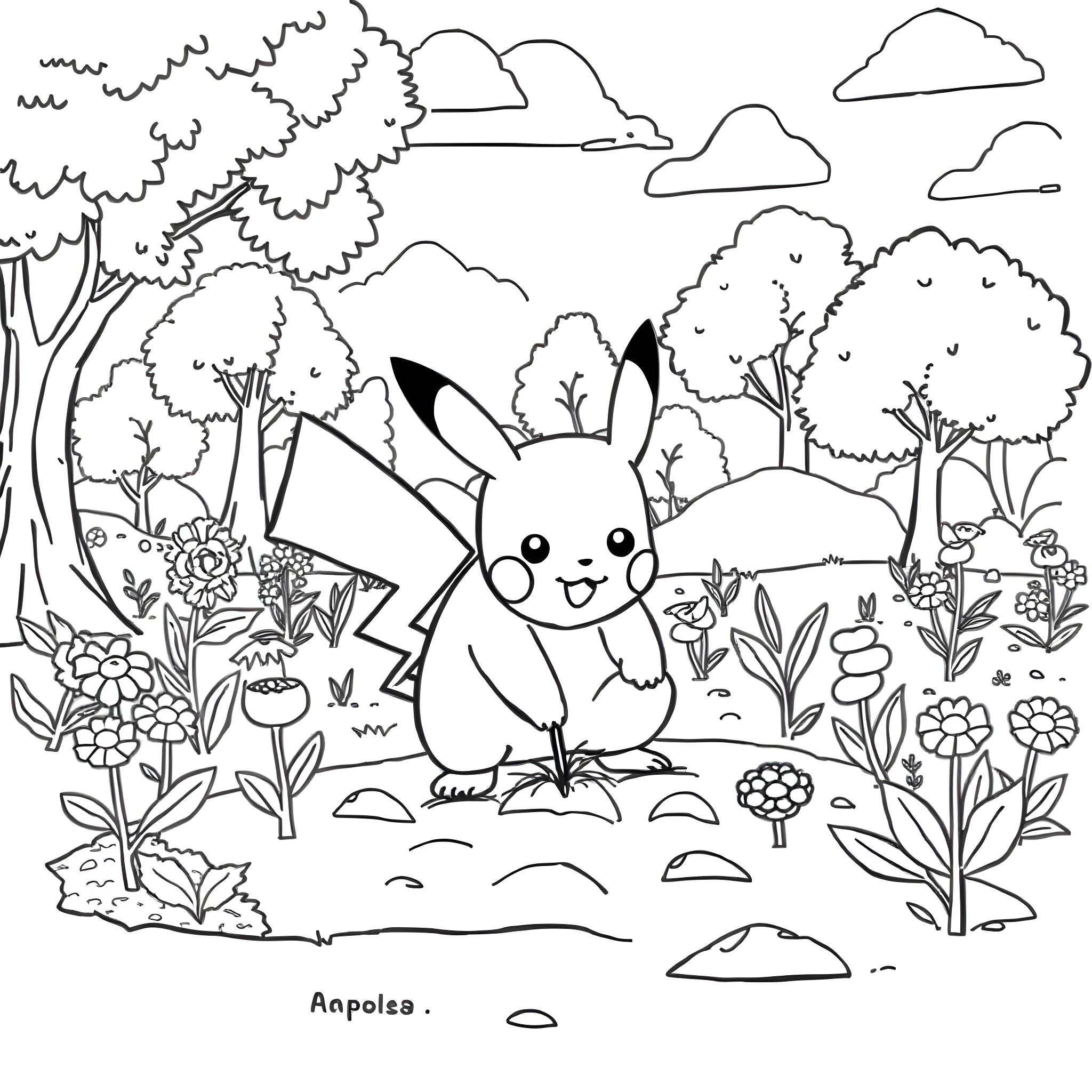 1310 Best Pikachu Coloring Pages (Free Printable PDFs)