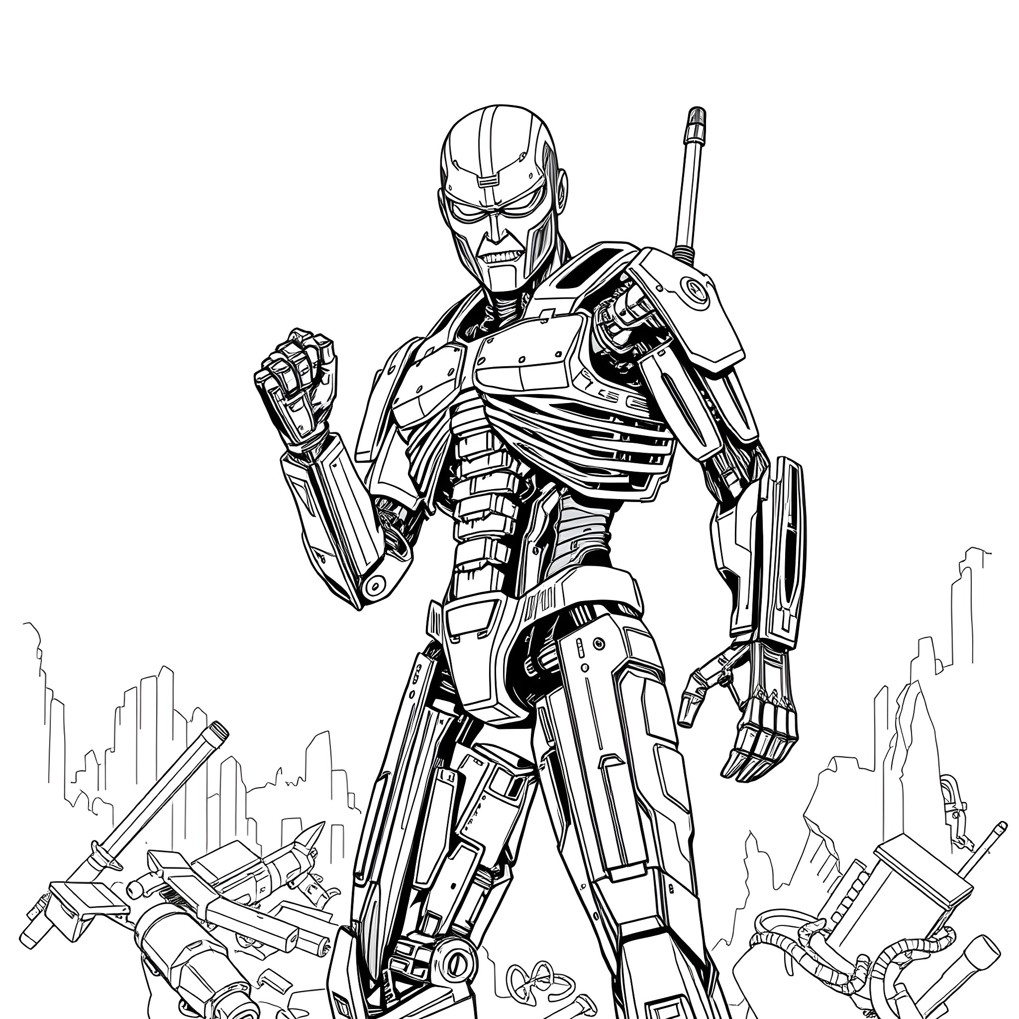 44 Best Terminator Coloring Pages (Free Printable PDFs)