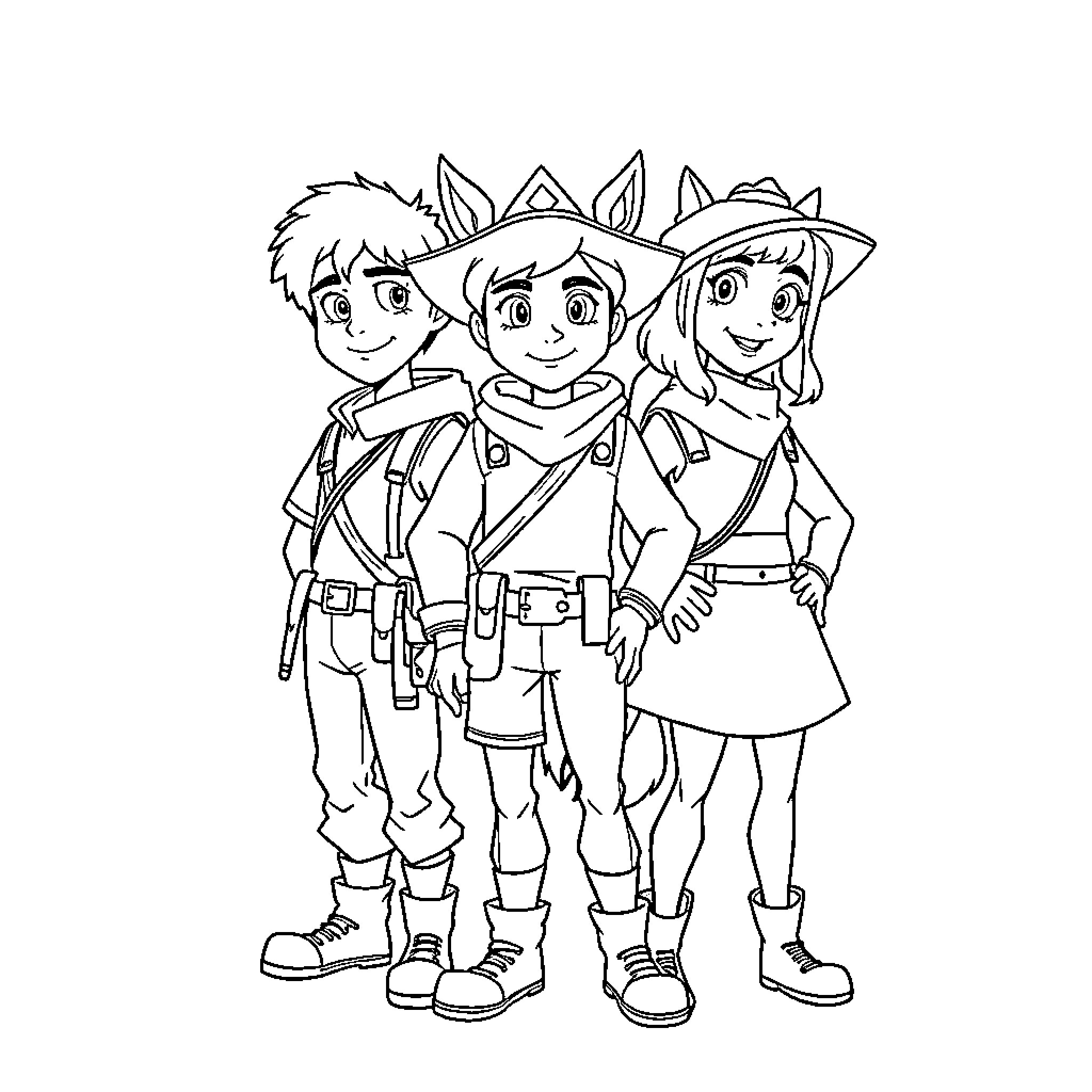 Best Huntrix Coloring Pages (Free Printable PDF)