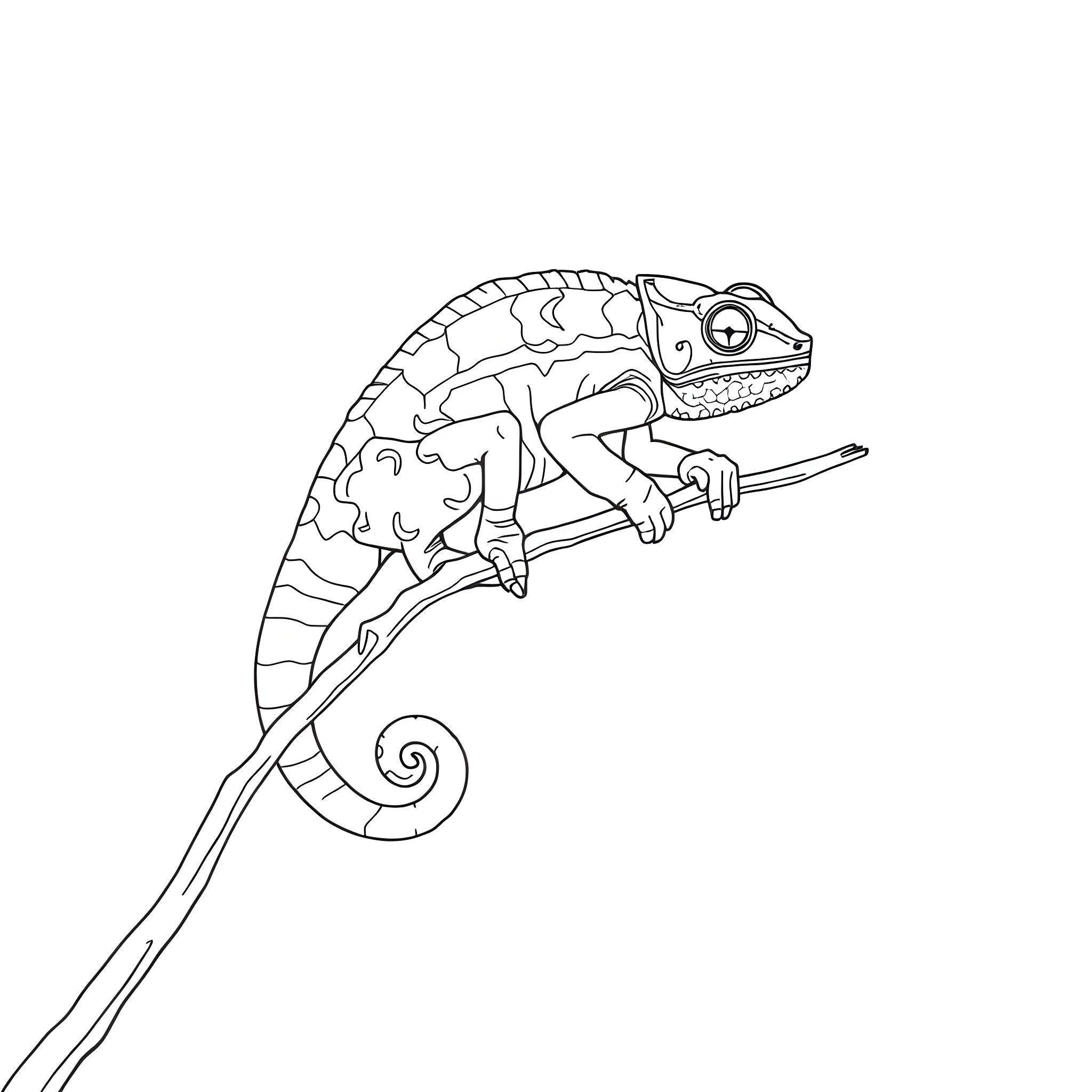 Best Chameleon Coloring Pages (Free Printable PDF)