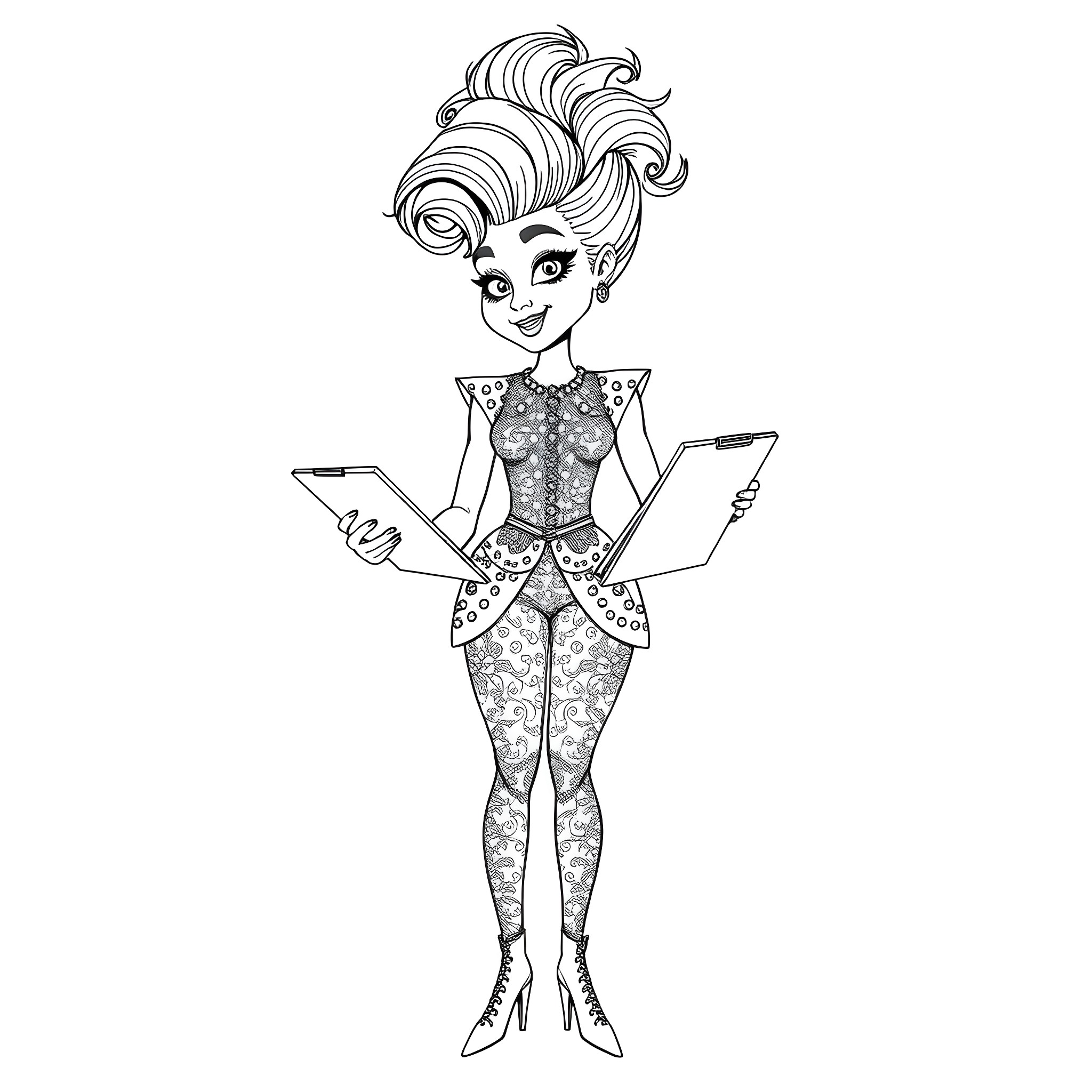 Best Effie Trinket Coloring Pages (Free Printable PDF)