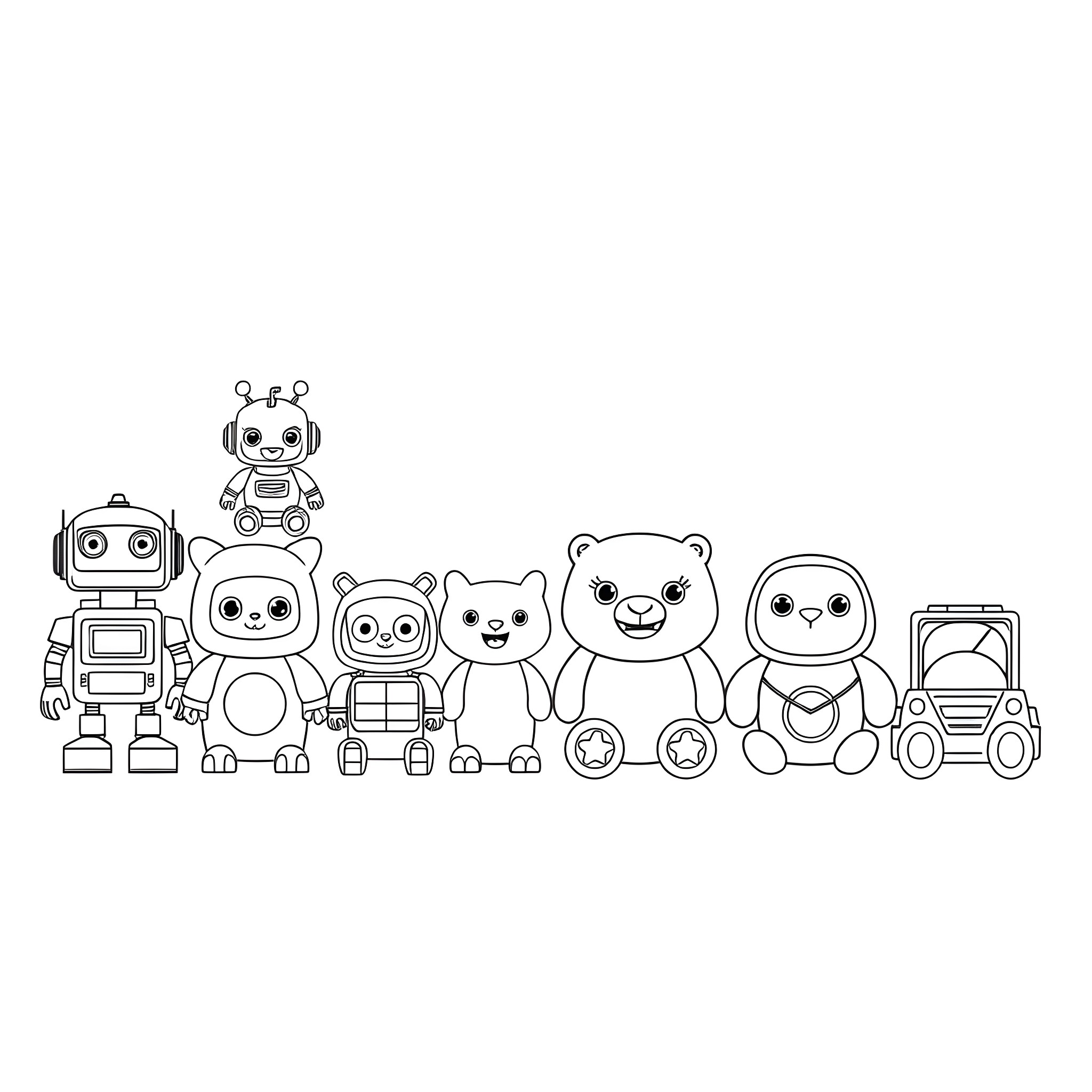 Best Toy Coloring Pages (Free Printable PDF)