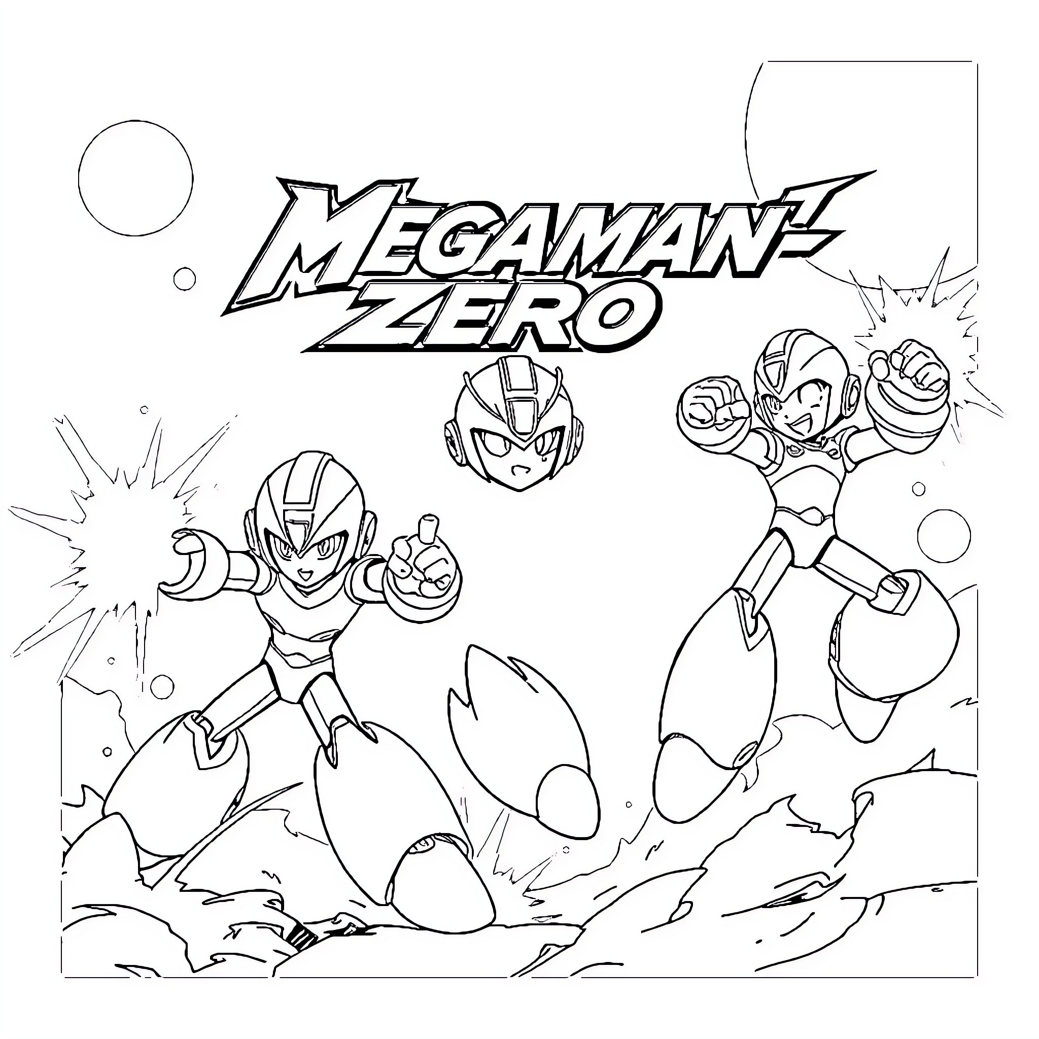 Best Megaman Zero Coloring Pages (Free Printable PDF)