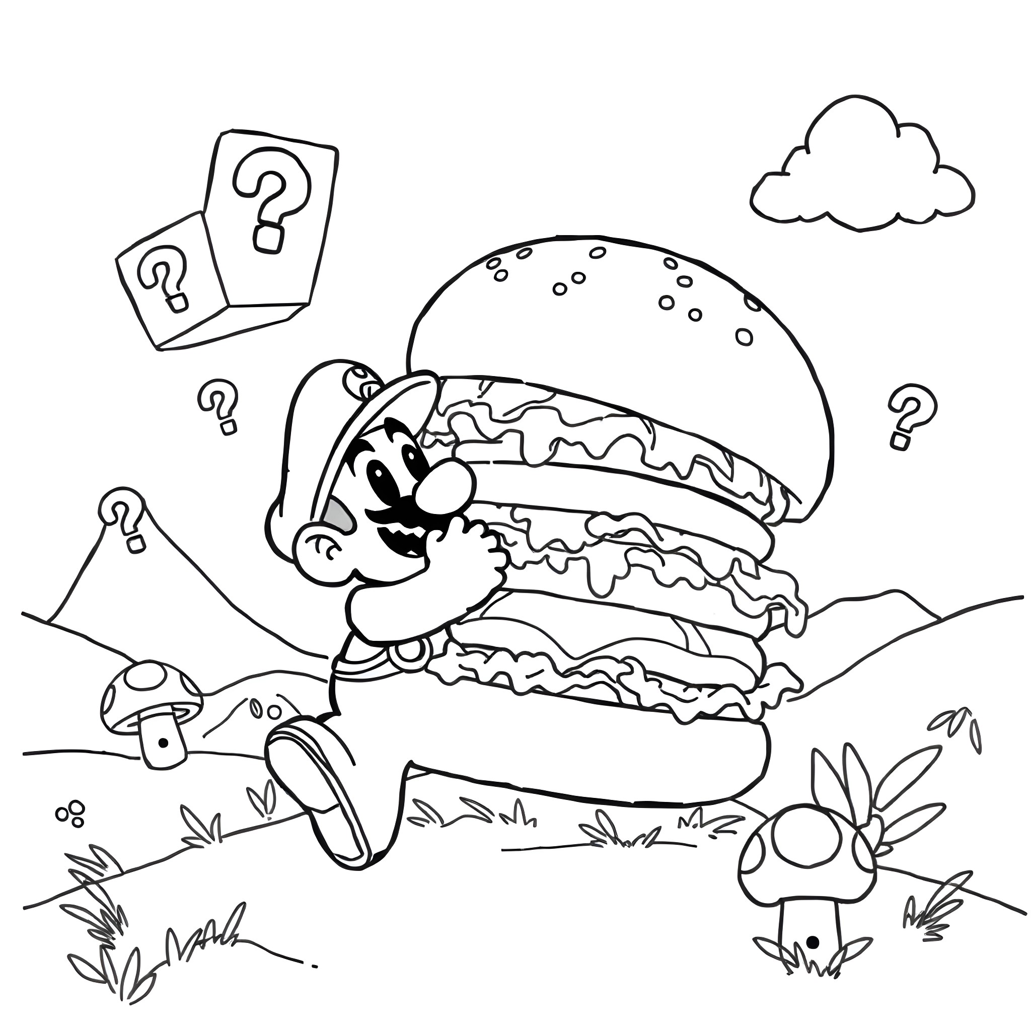 632 Best Mario Coloring Pages (Free Printable PDFs)