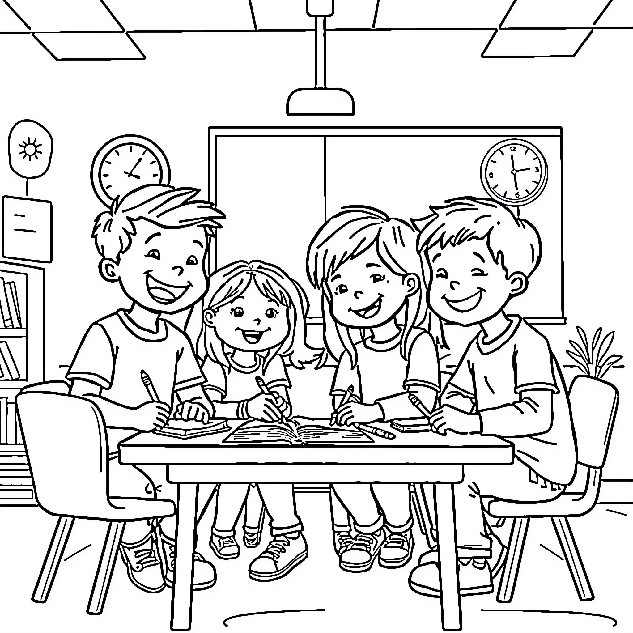 Best Student Coloring Pages (Free Printable PDF)