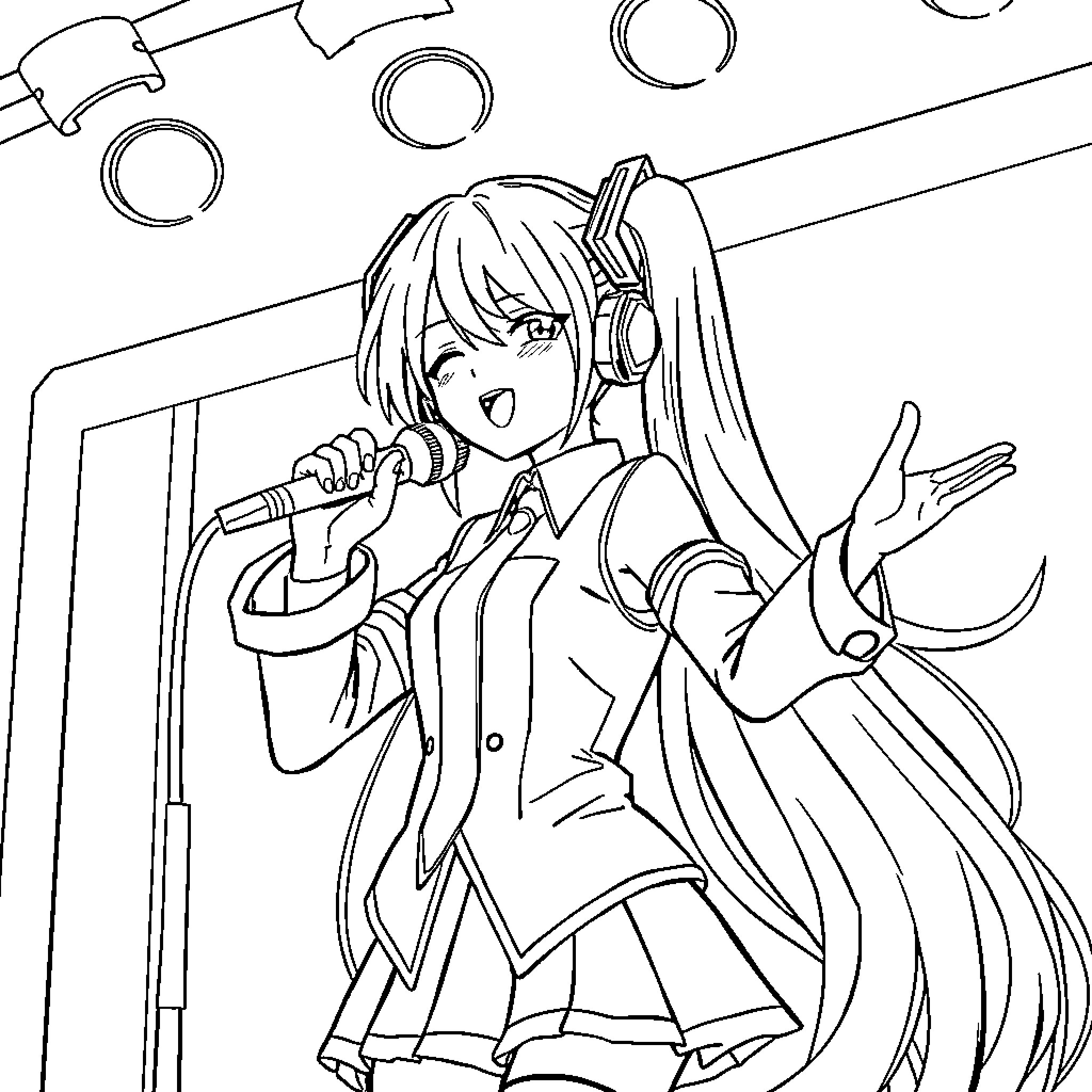 Best Hatsune Miku Coloring Pages (Free Printable PDF)