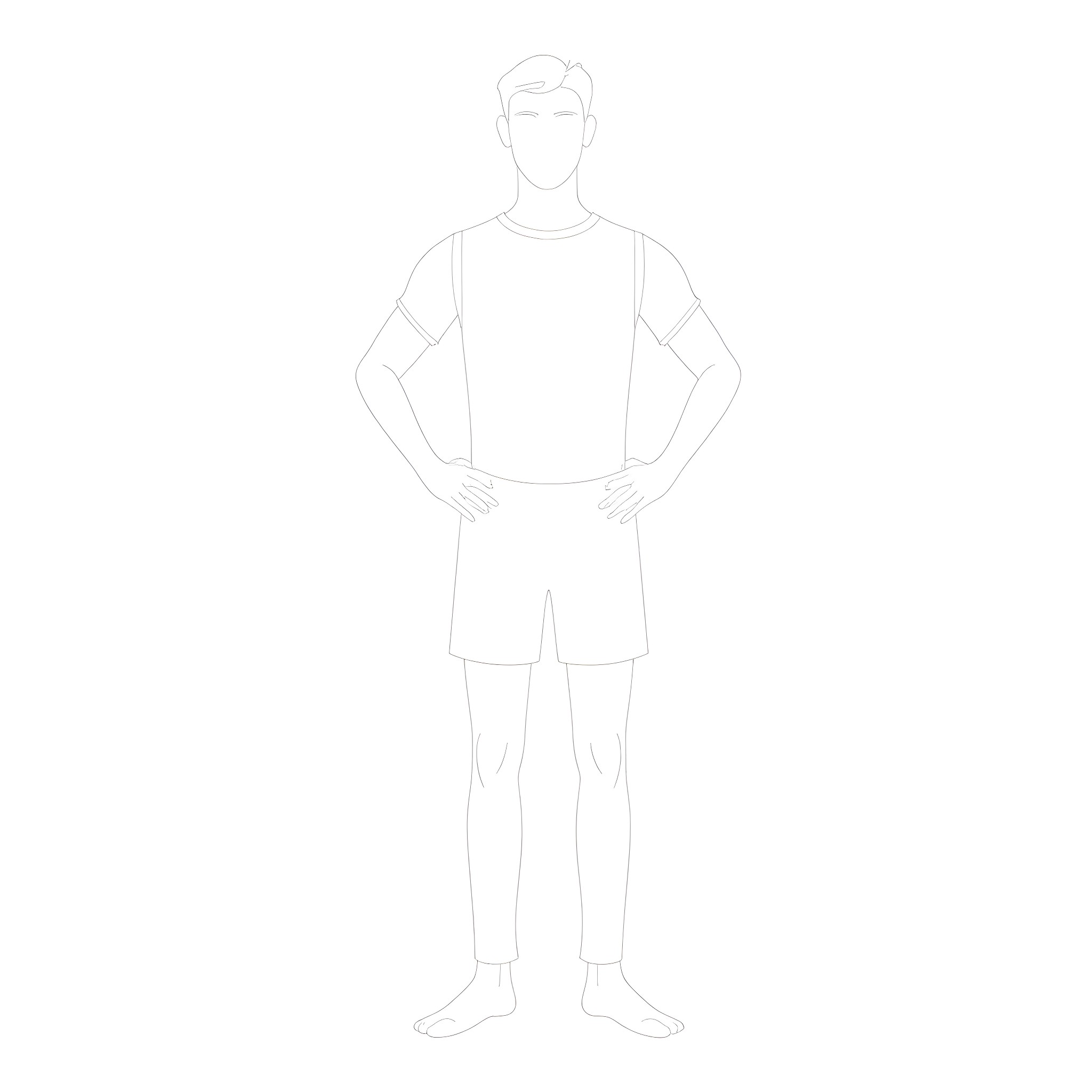 Best Male Figure Coloring Pages (Free Printable PDF)